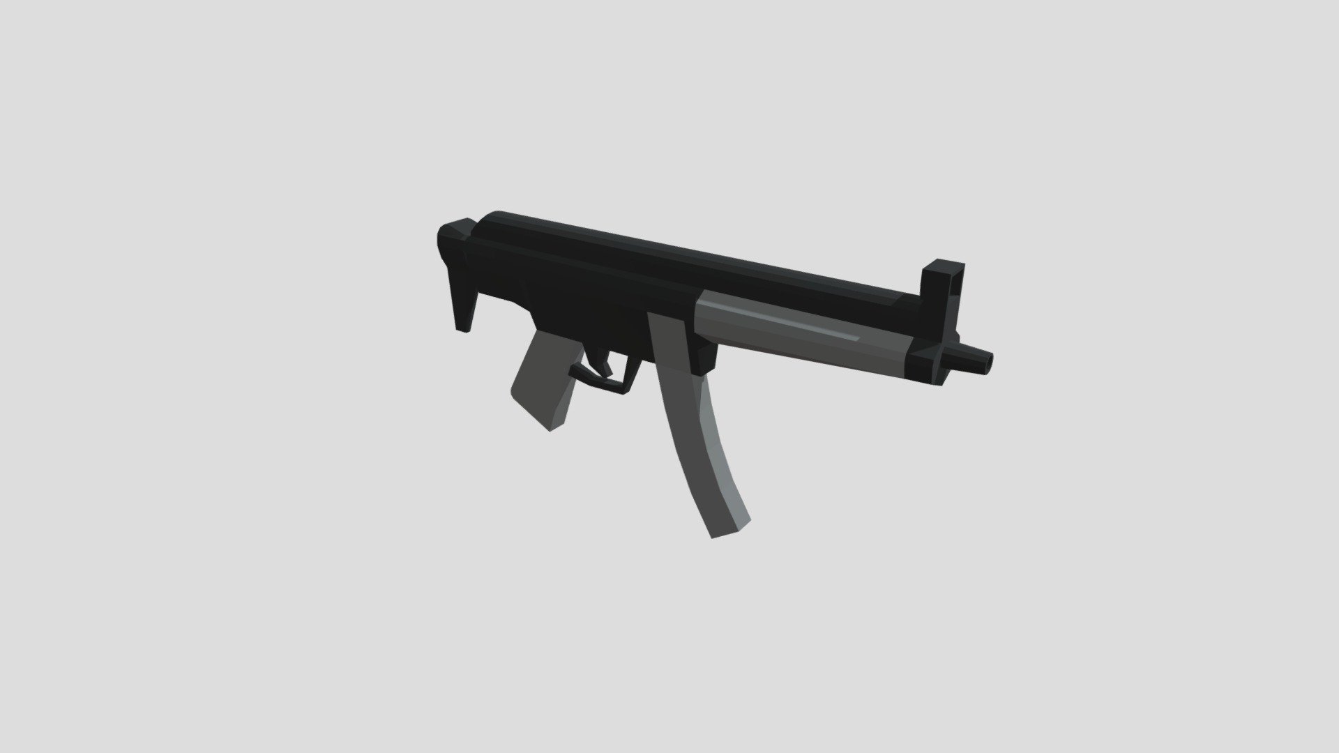 Lowpoly Sub-Machine Gun MP5 - 3D model by kashyapstudiosx [9ac29a7 ...