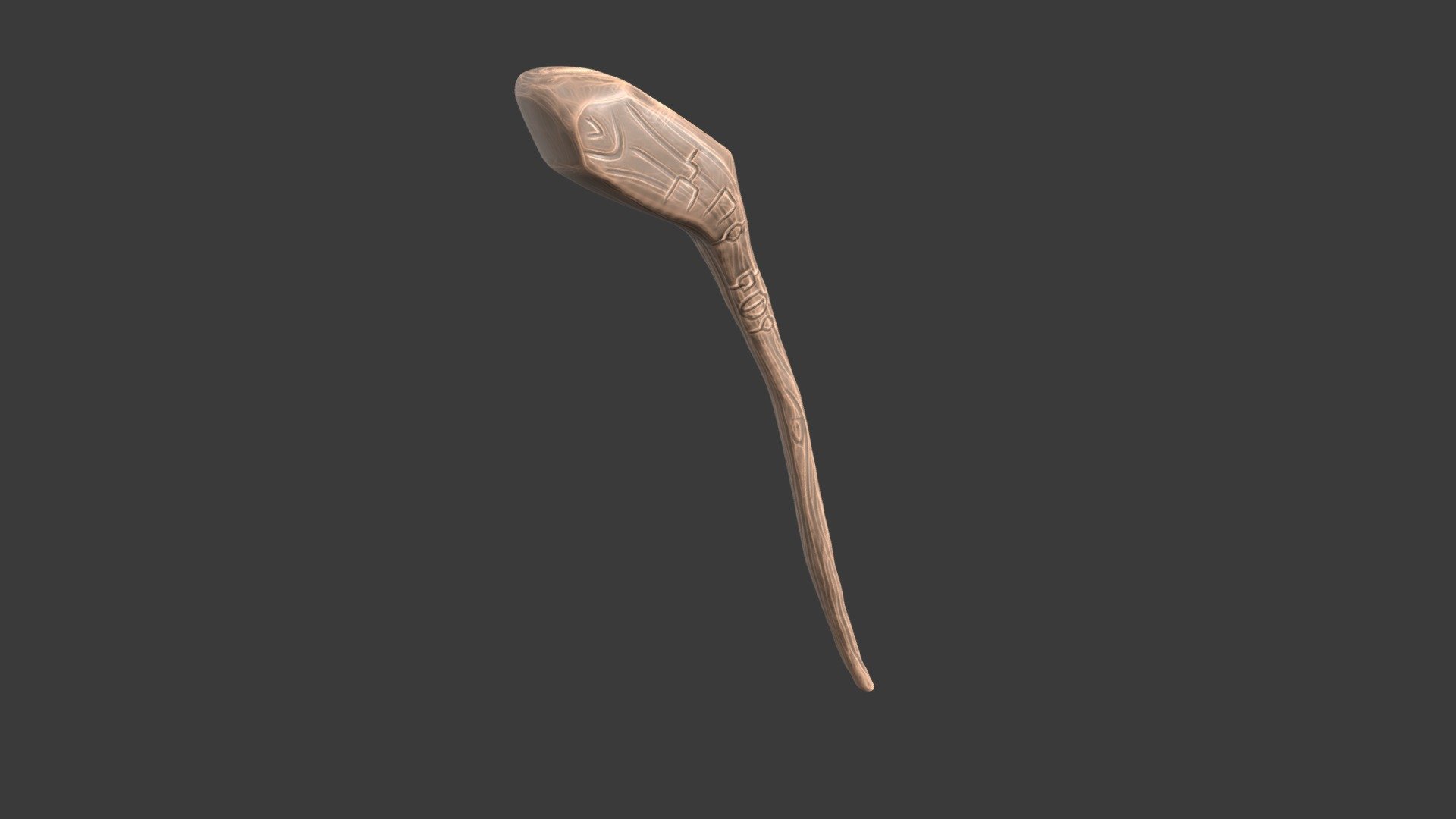 Staff - 3D model by yementhebrave1 [9ac38ad] - Sketchfab