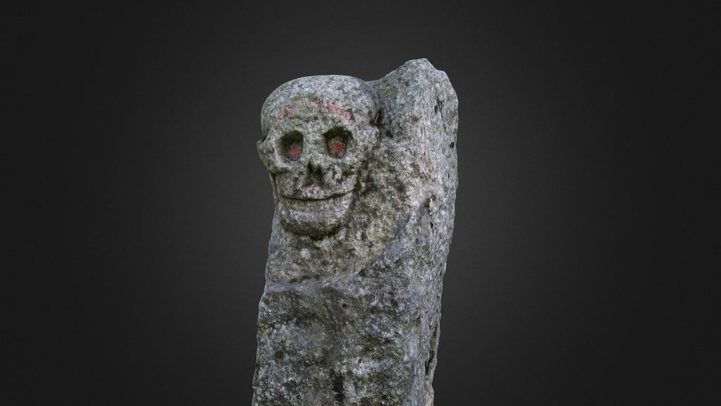Tête de mort, Lacrouzette - Download Free 3D model by Archéomatique ...