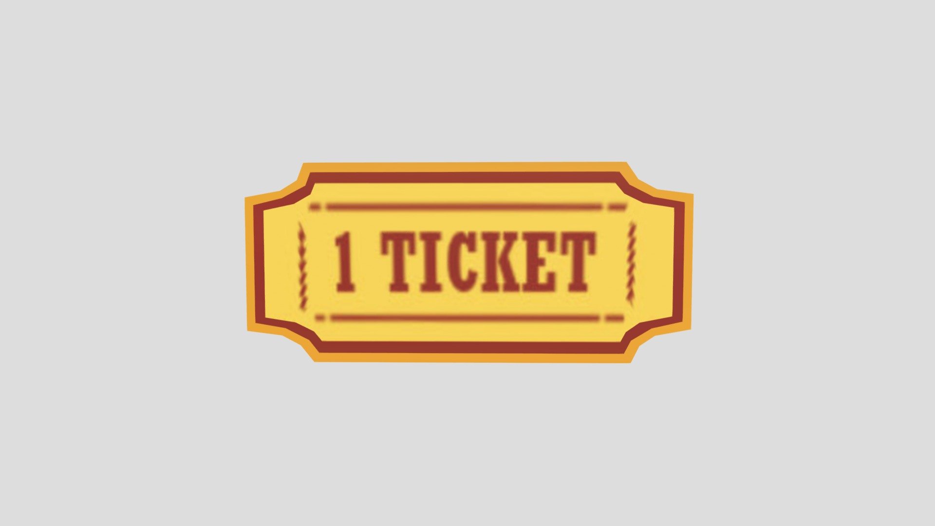 Ticket - Download Free 3D model by RavenBlox [9ac52ae] - Sketchfab