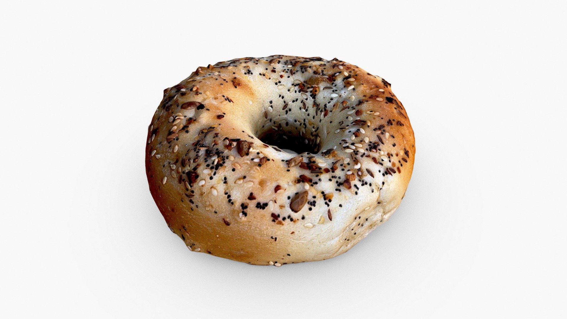 Everything Bagel - Download Free 3D model by Scaniverse [9ac5316 ...