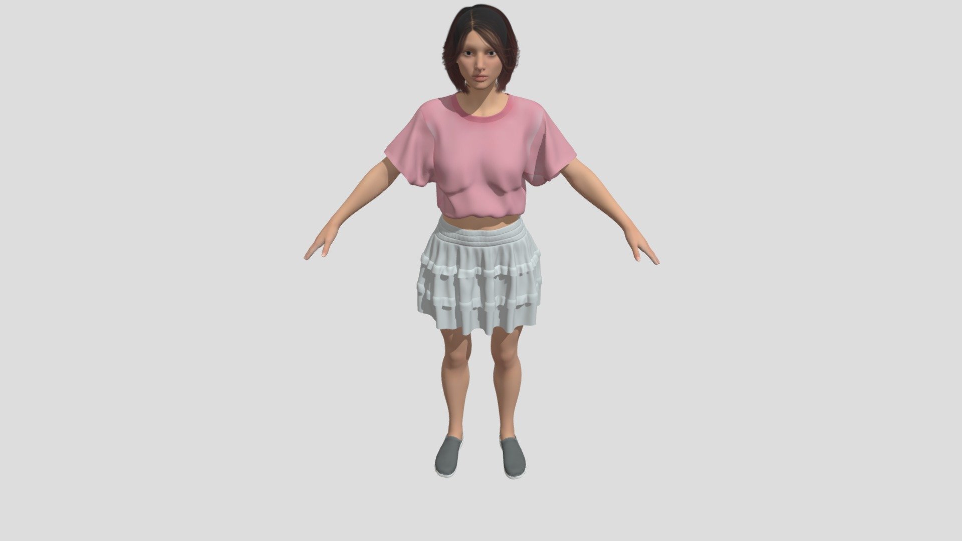 Elizabeth Female 3 d Character - Download Free 3D model by Mesh Artech ...
