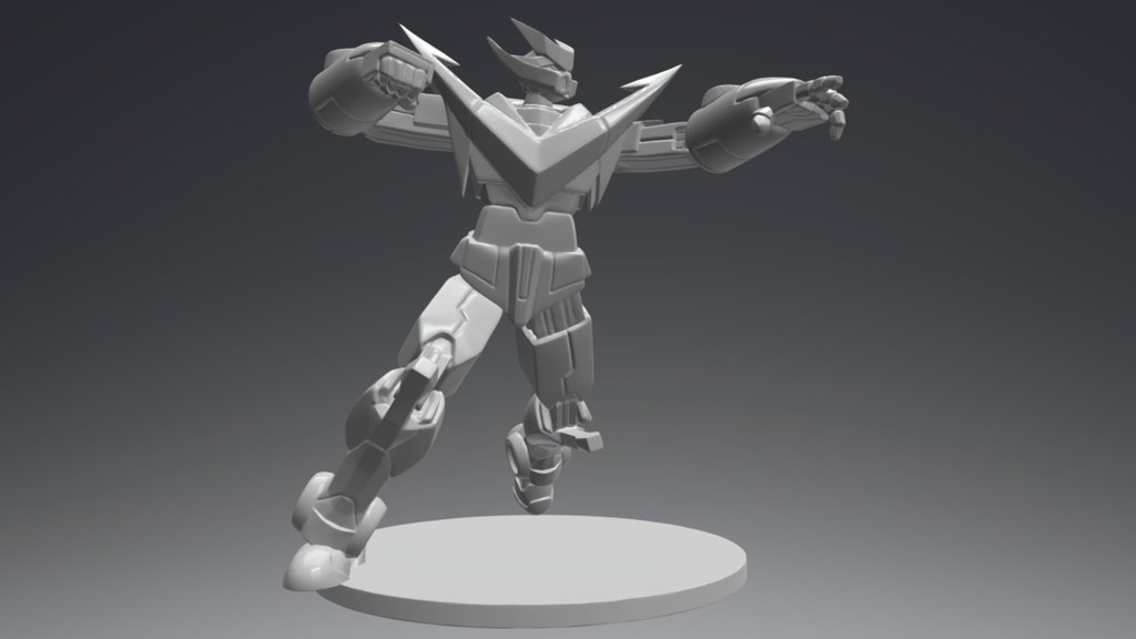 Dai-Raijin V - 3D model by gigarobo [9ac6c11] - Sketchfab