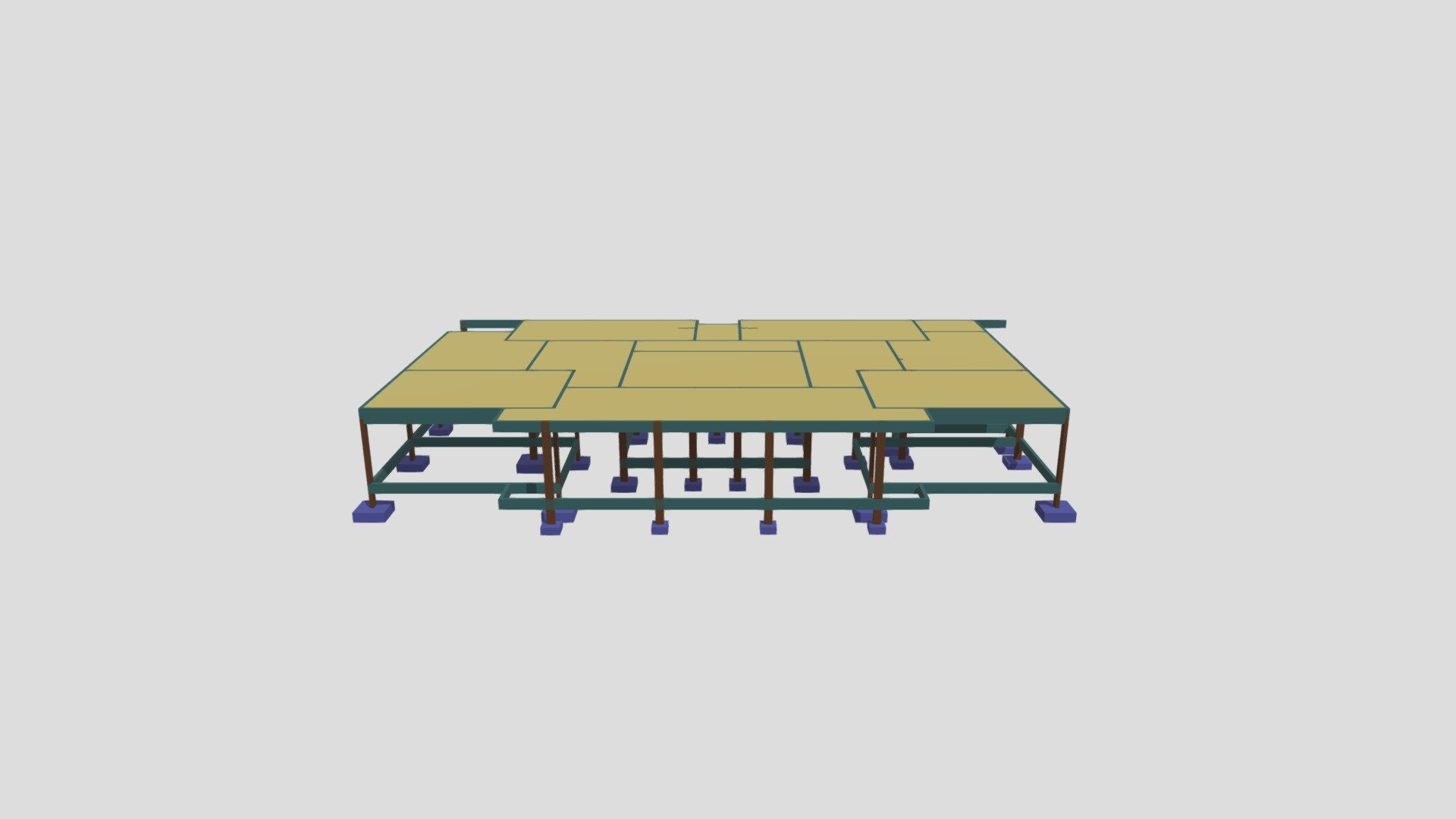 Salas Complexo Esportivo Salome - 3D model by lseng [9ac8d5e] - Sketchfab