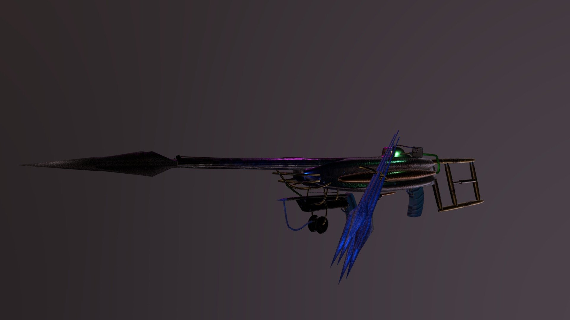 Harpoon Gun Remastered (Read Description) - 3D model by NewtEmporer ...