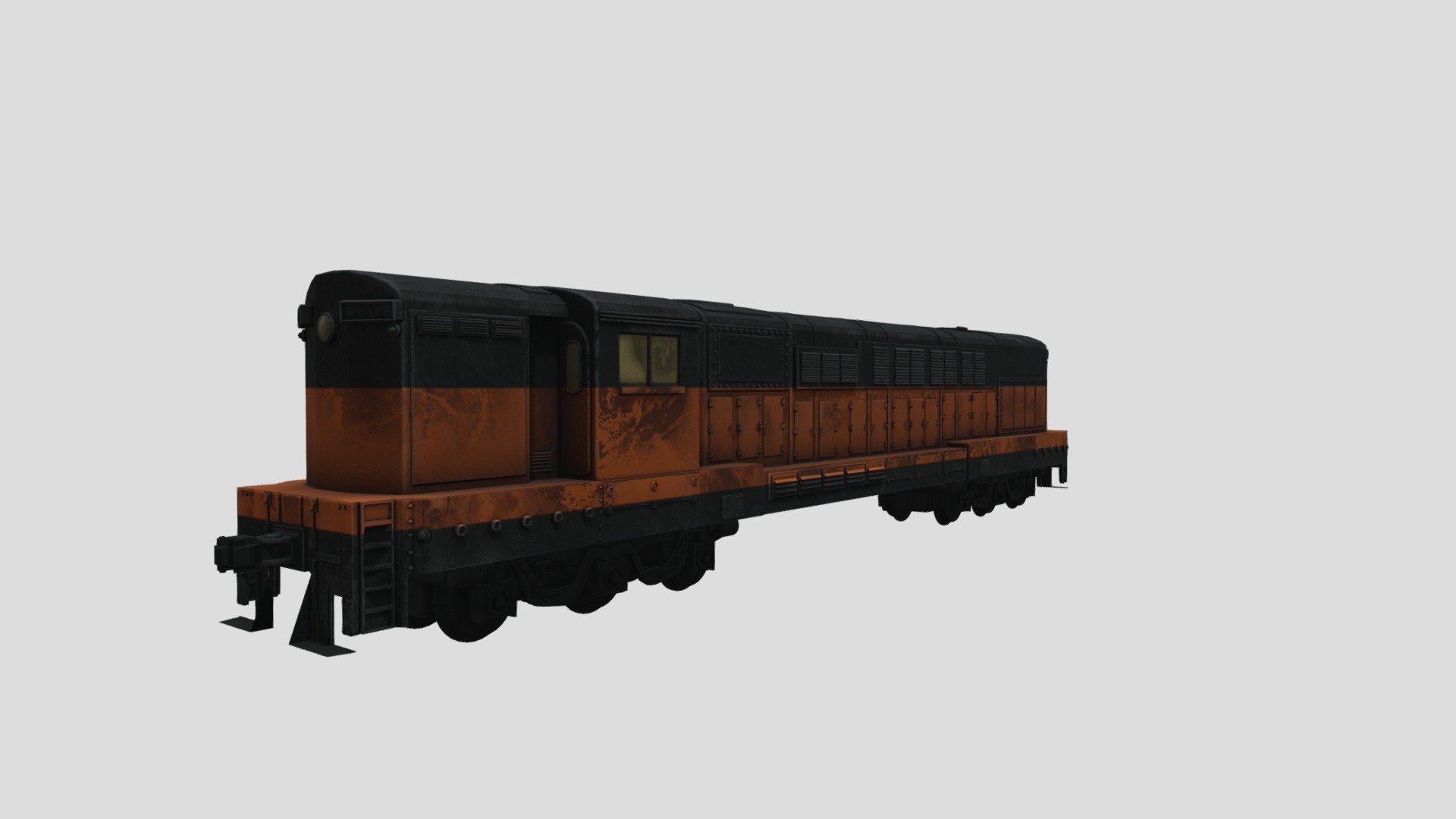 Milwaukee Road "Trainmaster" Diesel Locomotive - Download Free 3D model ...