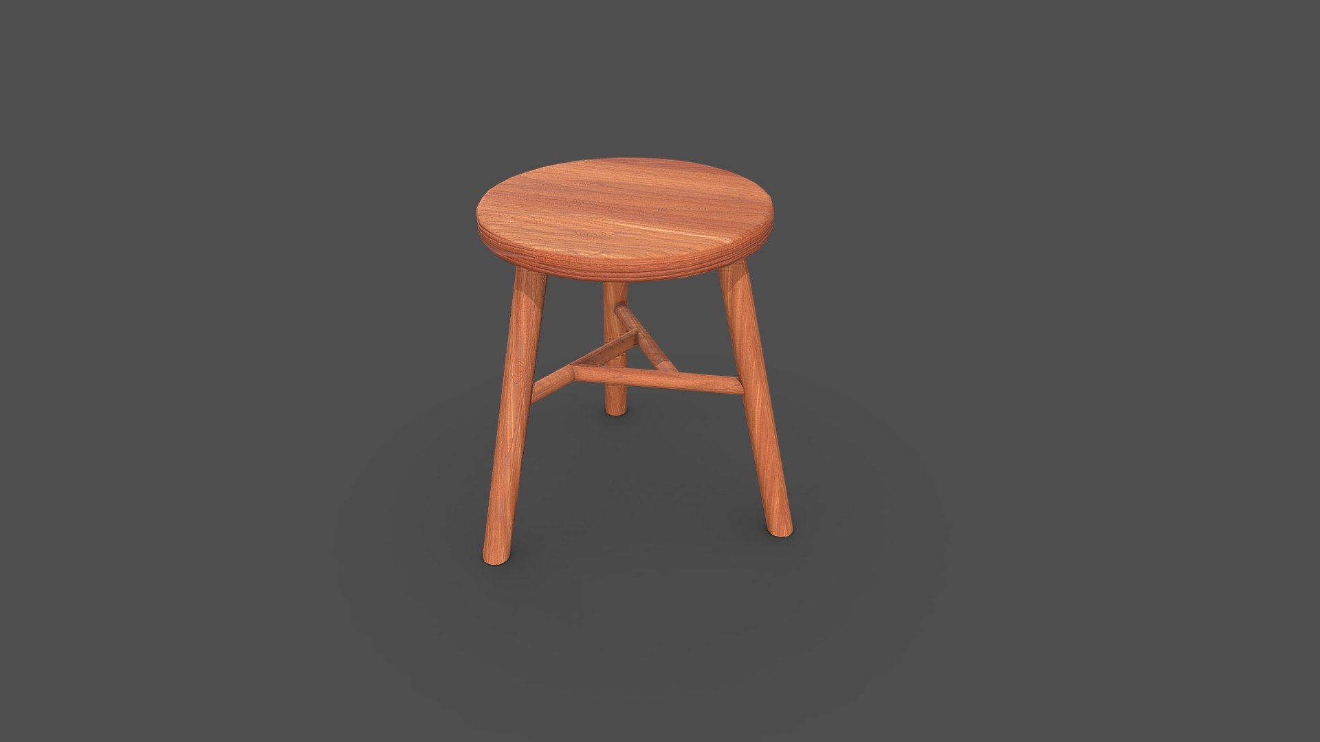 Stylized wooden stool - Download Free 3D model by MaX3Dd [9acc4a7 ...