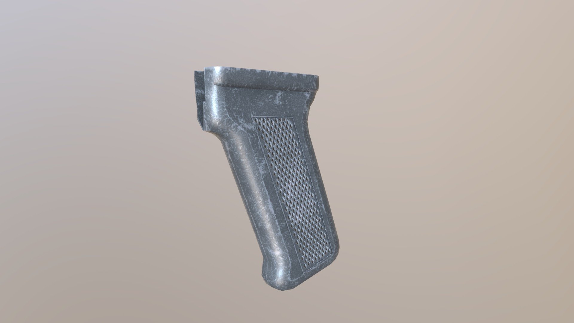 Grip for AK Plastic matte GRAY - Download Free 3D model by 3dYaroslav ...