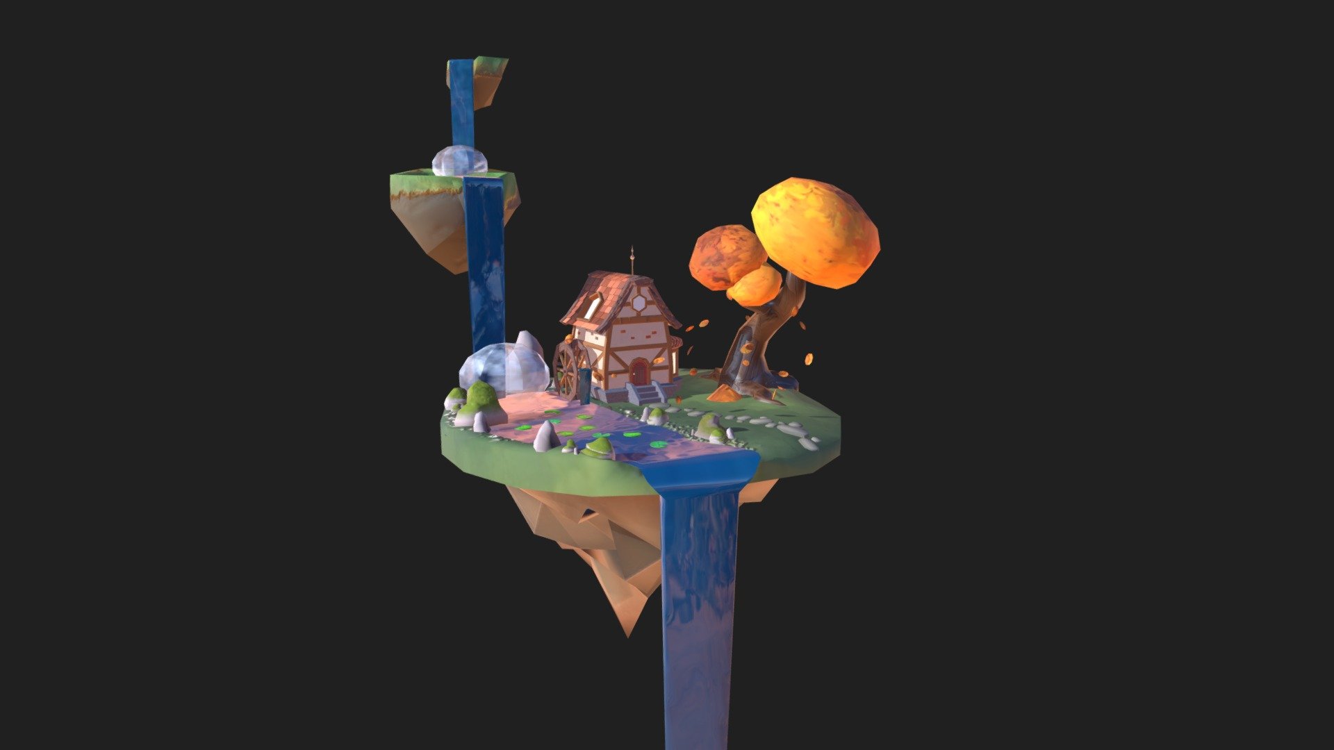 Stylized Autumn Low Poly - 3D model by AylaRose [9acf013] - Sketchfab