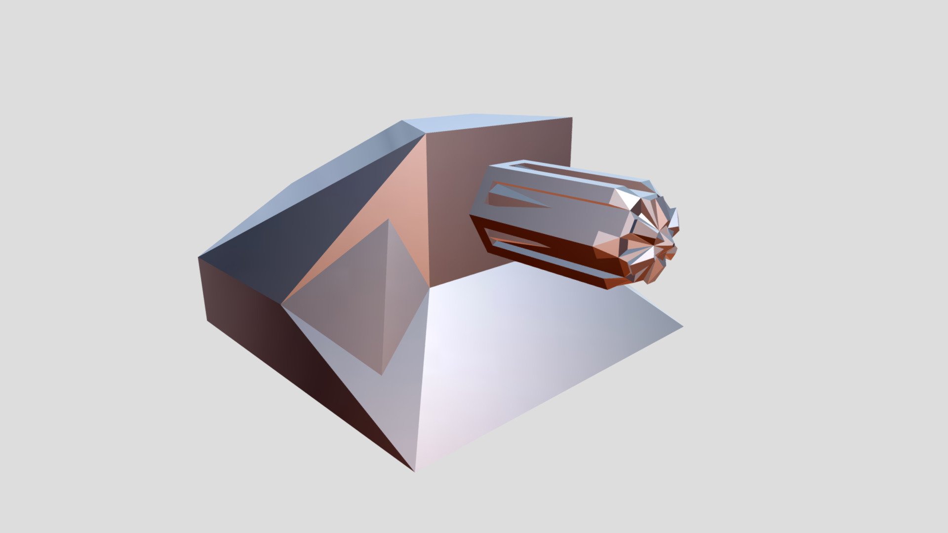 Low Poly Turret - Lightning 1 of 3 (set of 4) - Download Free 3D model ...