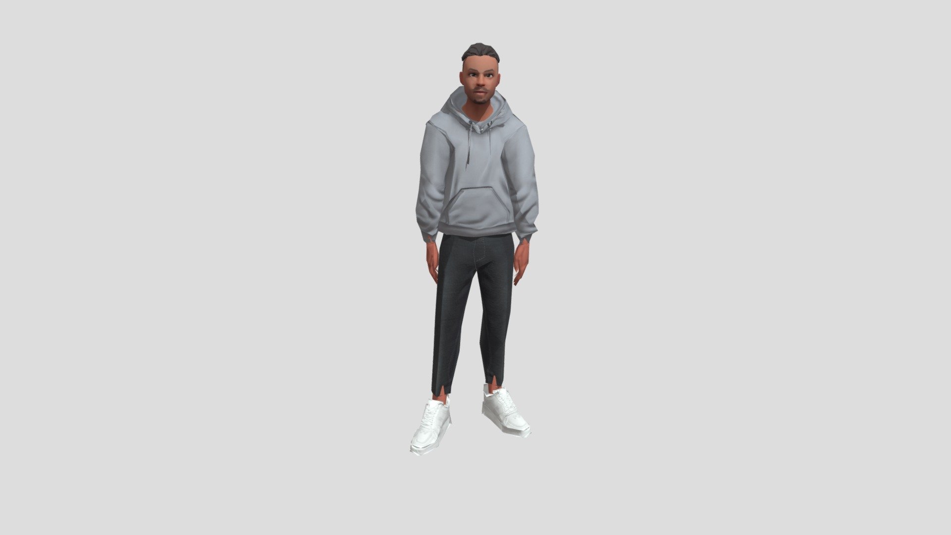 Black Character - Download Free 3D model by moonless (@moonless23 ...