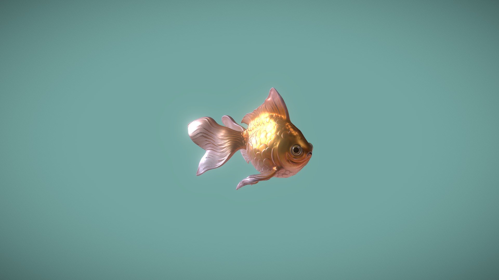 Gold Fish - 3D model by mad_cactus_soda [9ad1a78] - Sketchfab