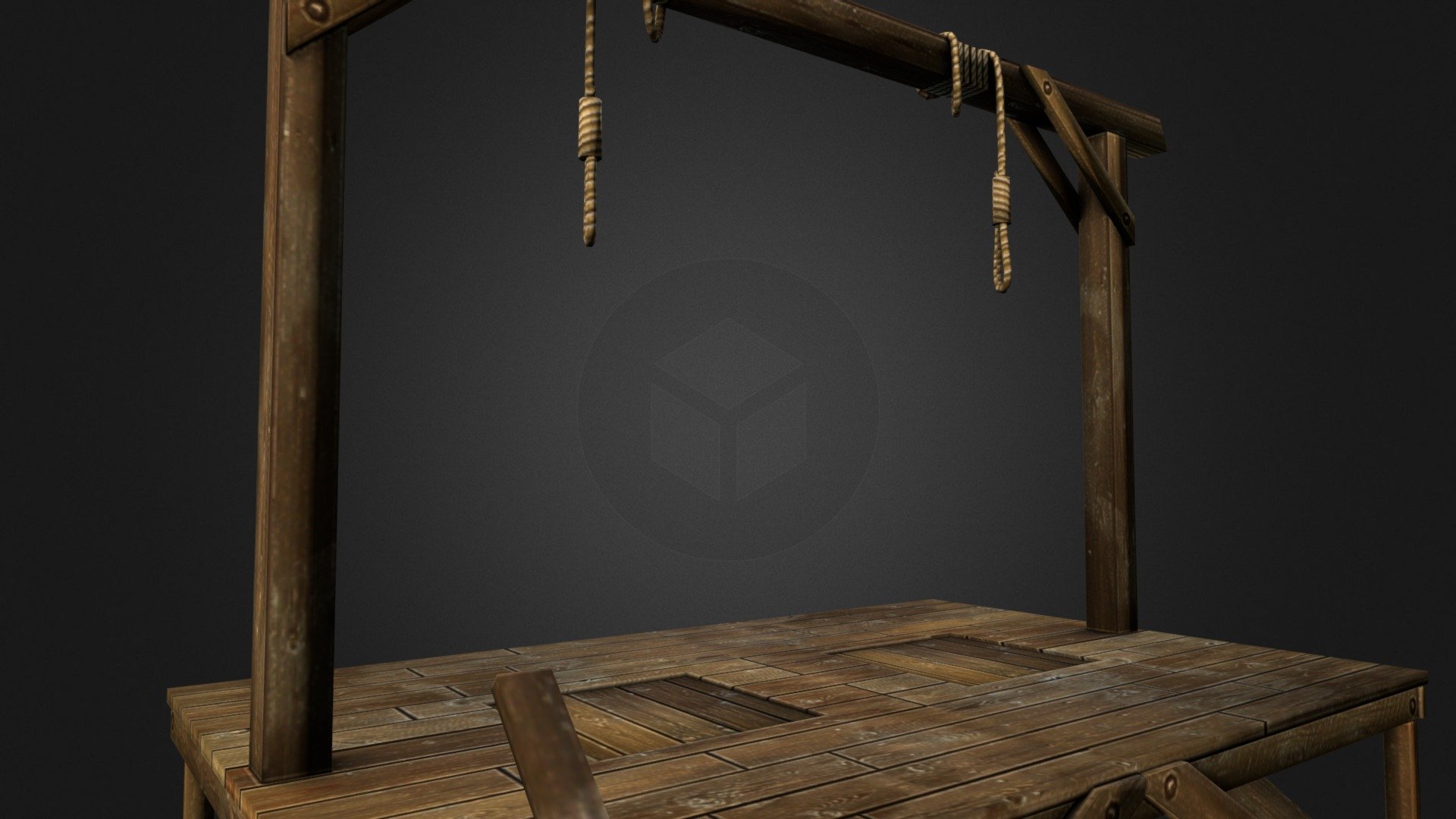Gallows - 3D model by 3dMondra [9ad2664] - Sketchfab
