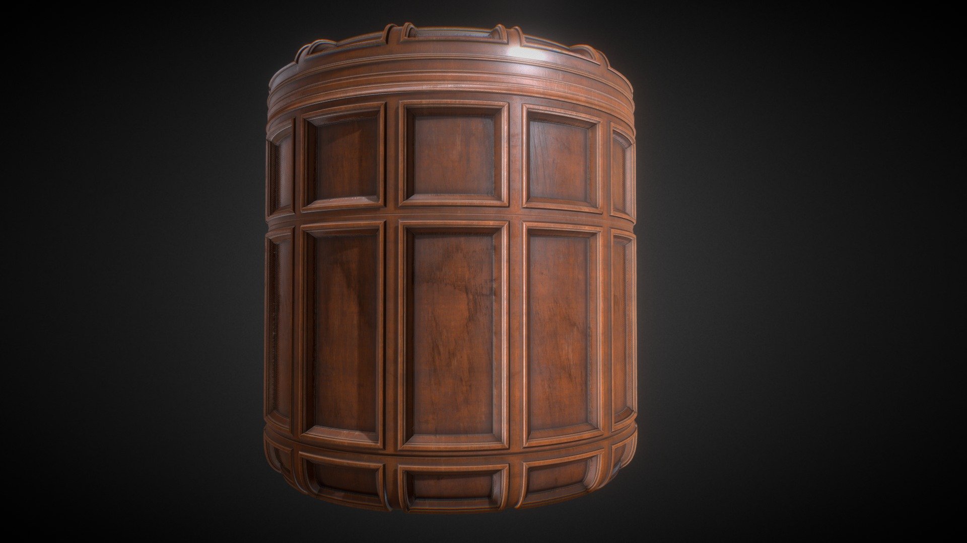 Victorian Wood Paneling Material - Download Free 3D model by chrisg4919 ...