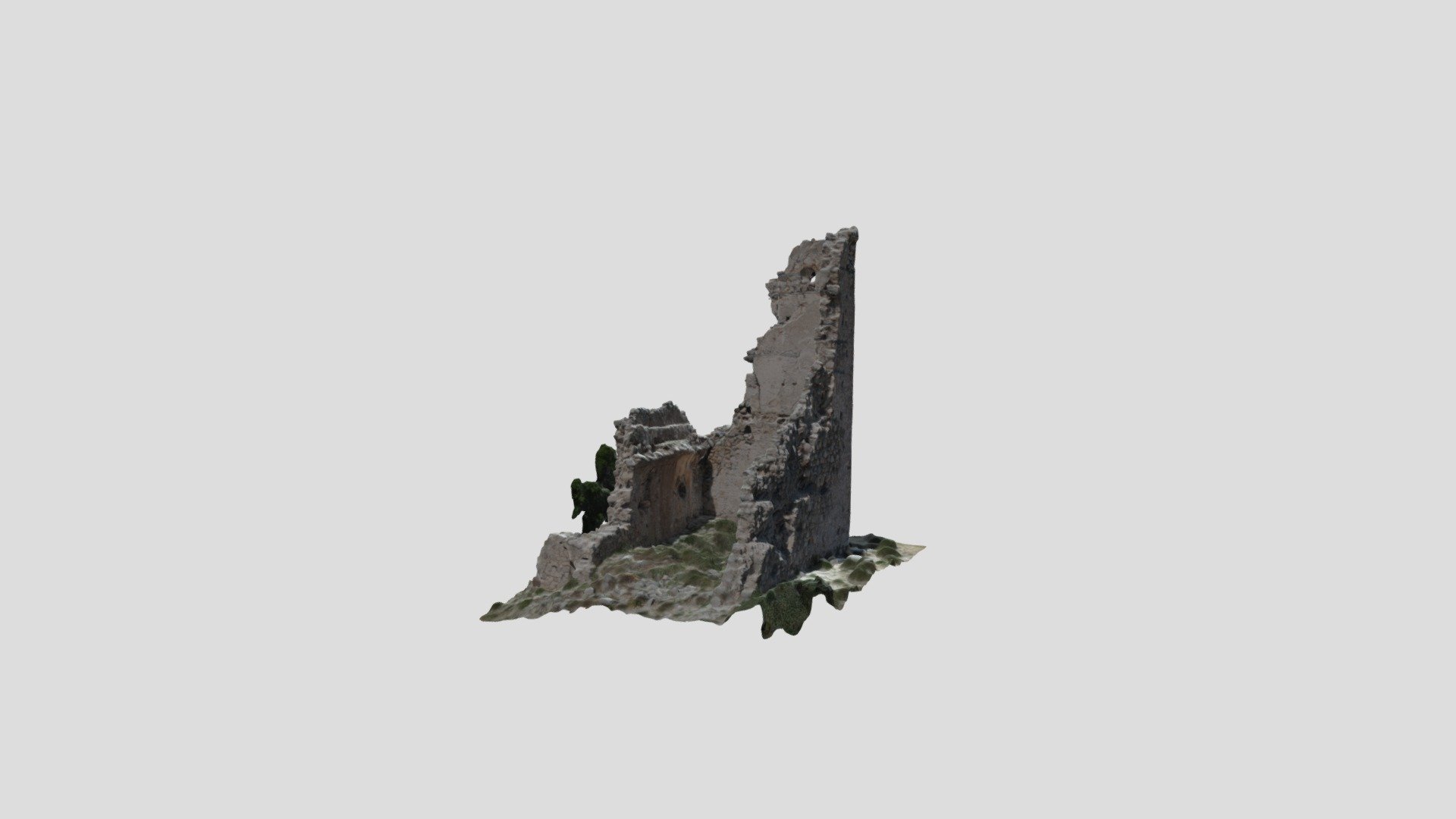 Ruin Tower - 3D model by GillesLisabeth [9ad4736] - Sketchfab