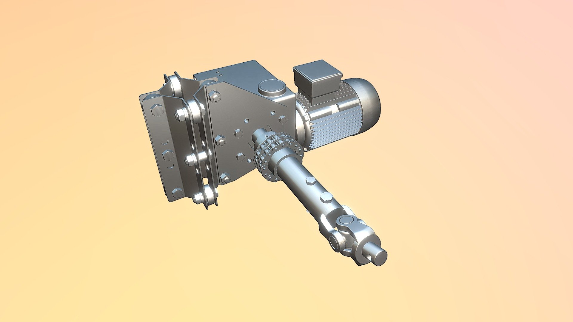 Ventilation Creeper GearMotor [EL11853-0000] - 3D model by Elram ...