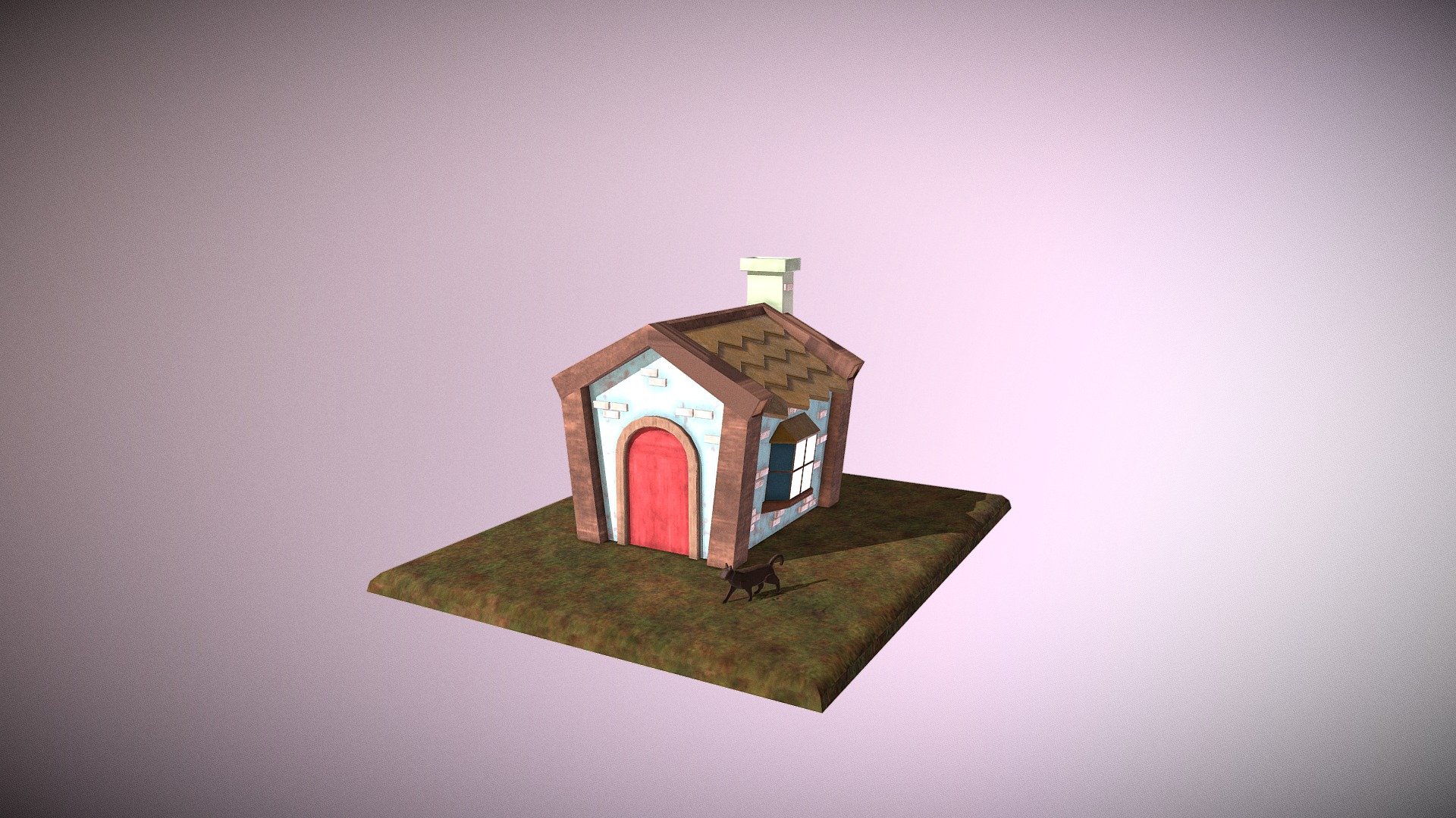 Kitteh House - 3D model by yoursuicideangel [9ad8aae] - Sketchfab