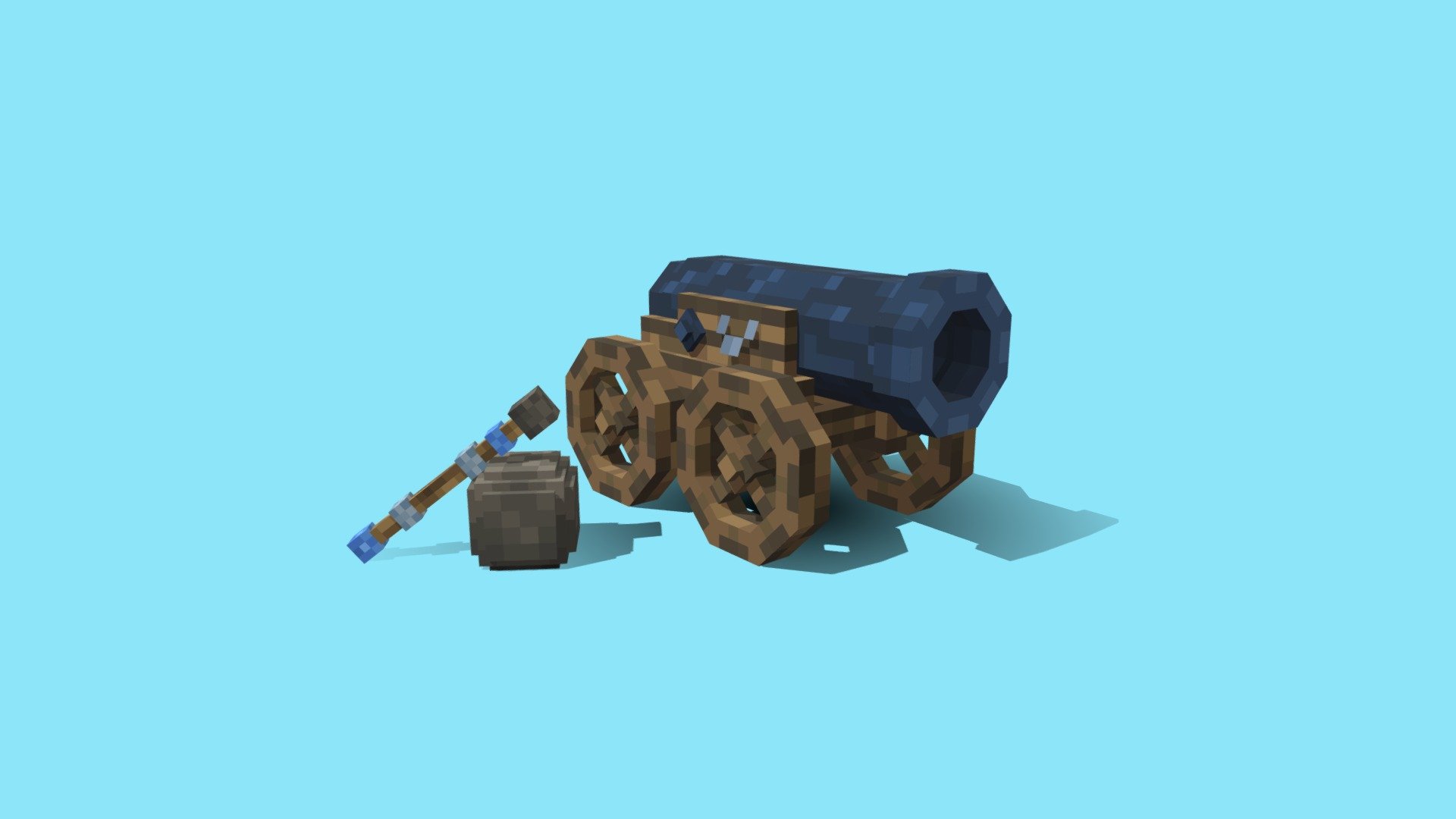 Large Cannon - 3D model by Manning Design (@manningdesign) [9ada9af ...