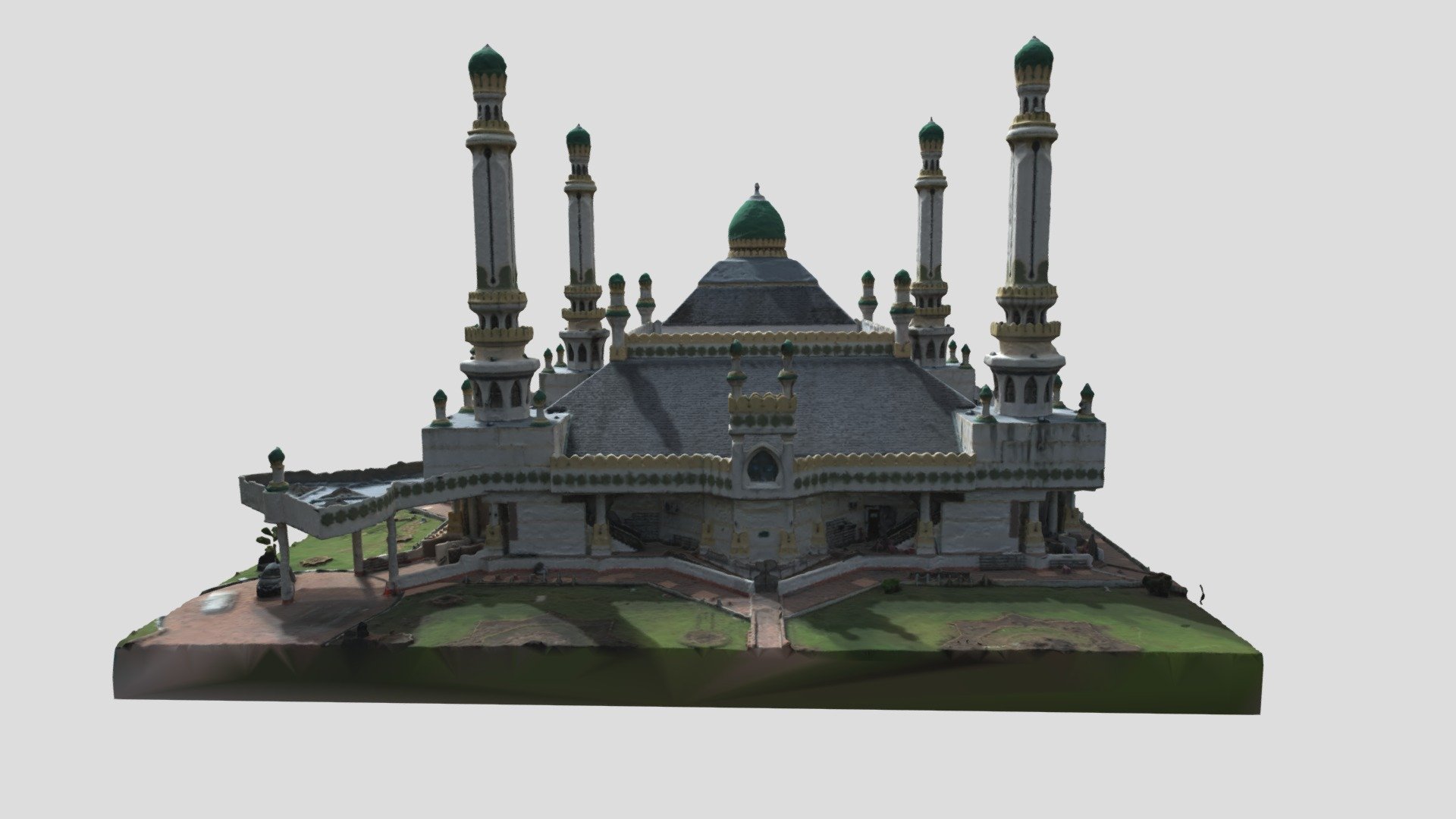 Masjid DPMM Haji Al-Muhtadee Billah, Kg Tamoi - 3D model by dcifass ...