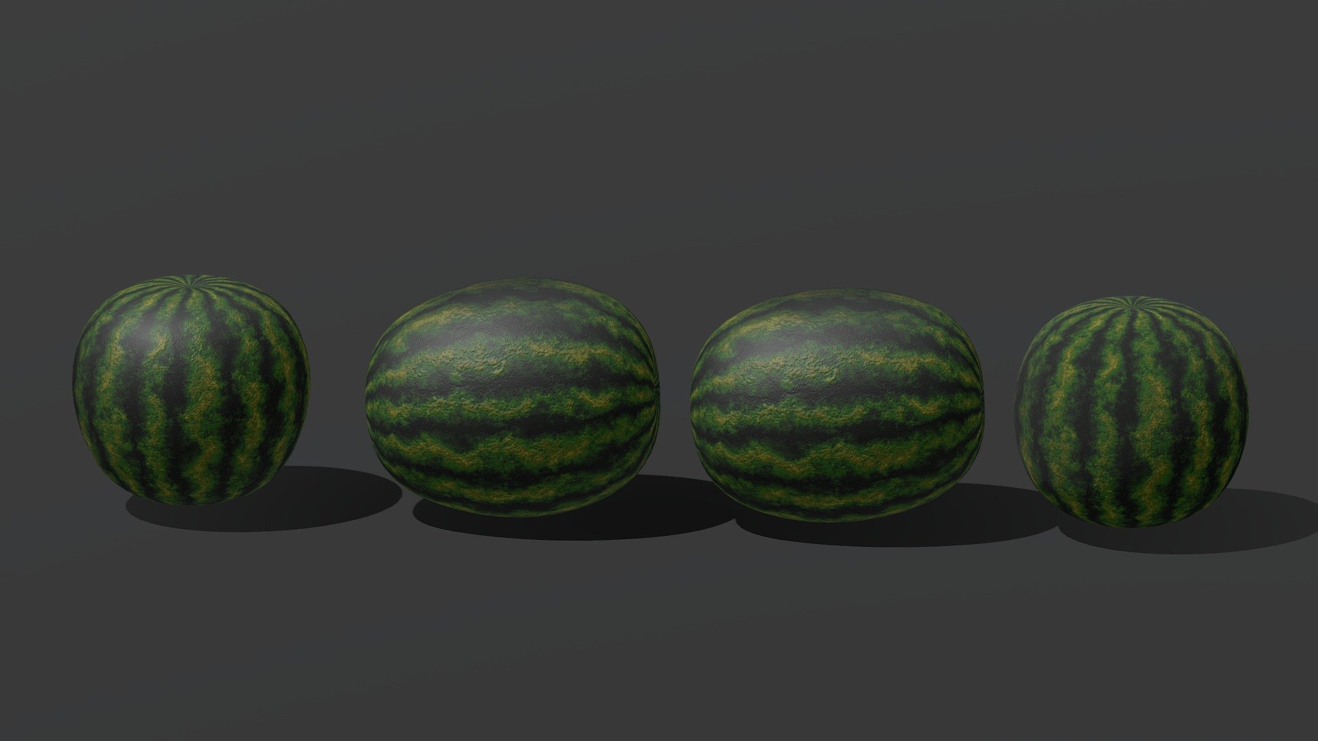 Watermelons - 3D model by NMCs [9adbf0f] - Sketchfab
