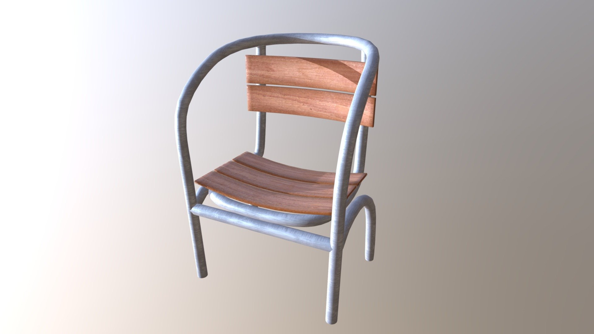 Metal Chair - 3D model by Cobayuski [9add2d4] - Sketchfab