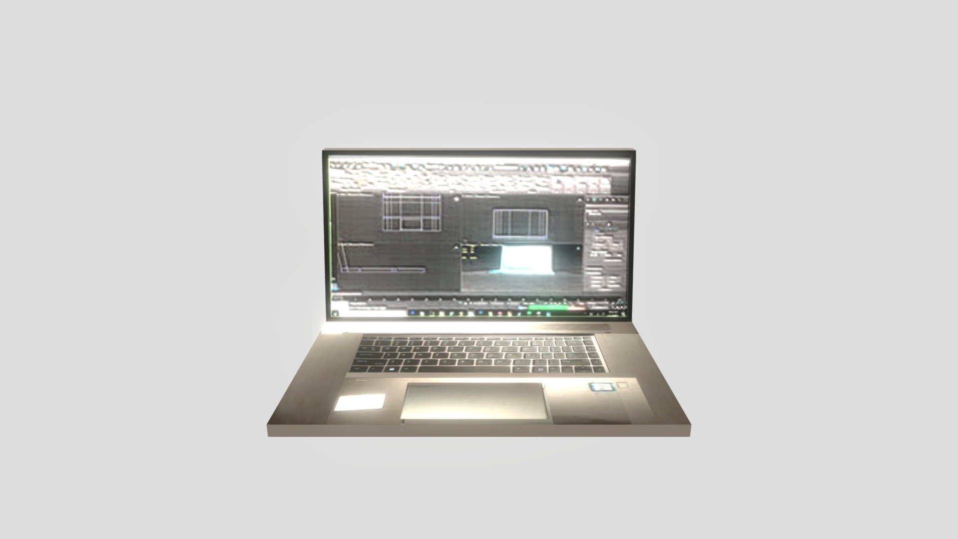 HP laptop - Download Free 3D model by jtaylor2 [9add2f4] - Sketchfab
