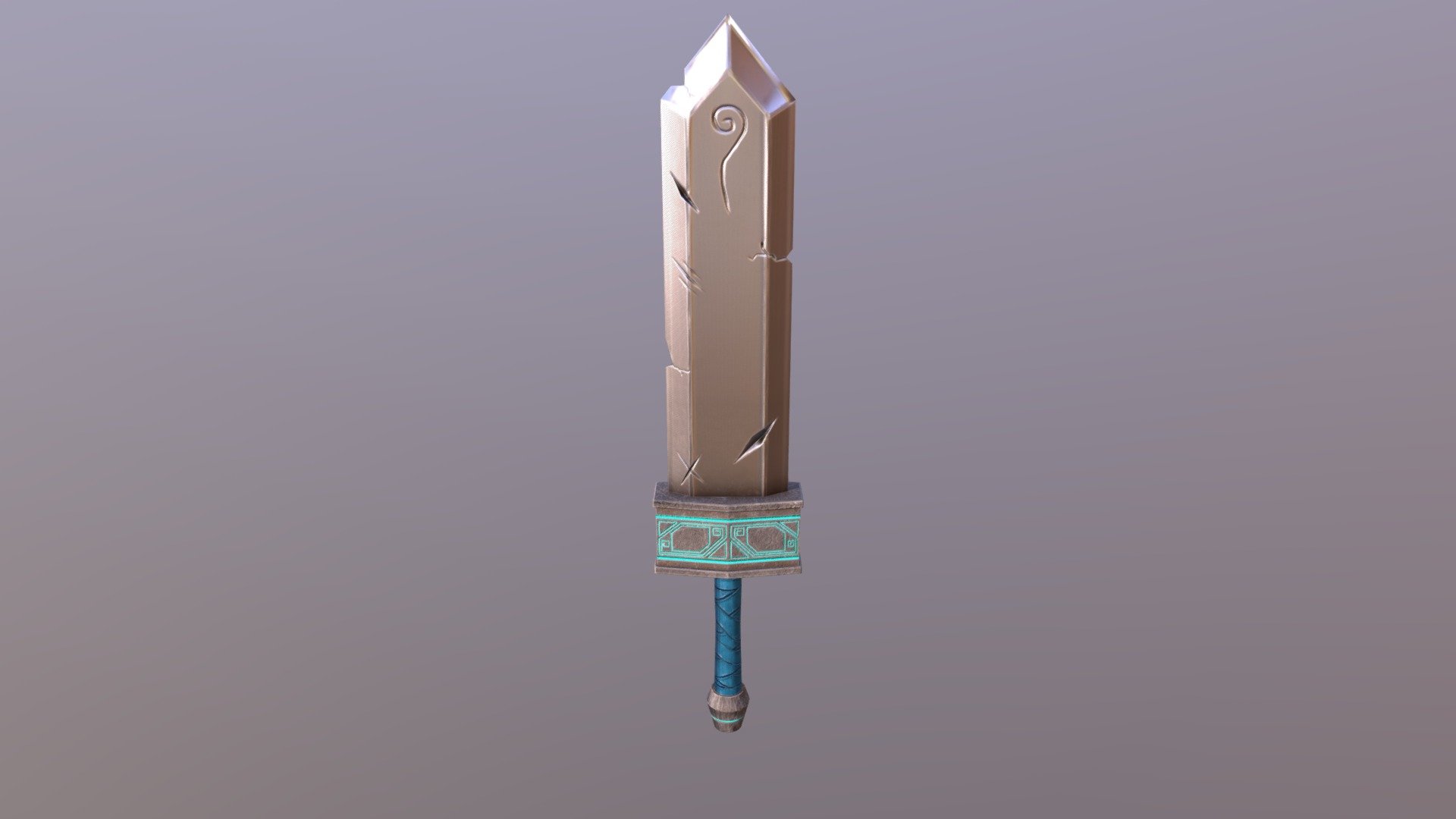 Stylized Sword - 3D model by GabrielSMacedo (@GabzMacedo) [9addfef ...