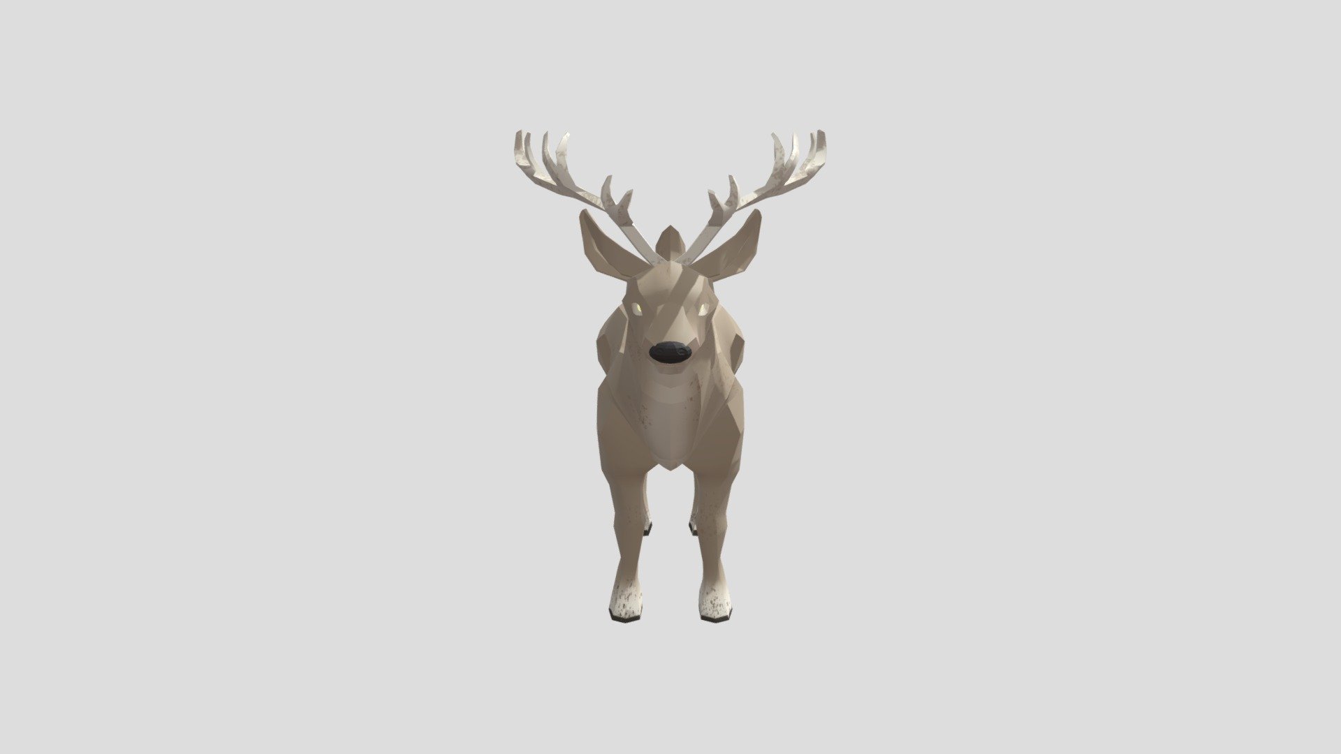 Deer - 3D model by I_ploy (@16324.10159) [9ade4bb] - Sketchfab