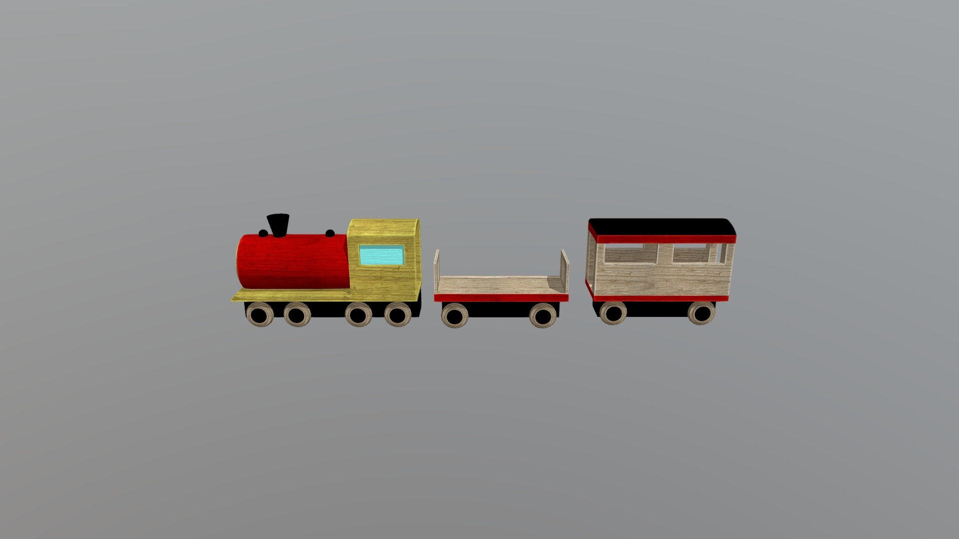 Toy Train - Download Free 3D model by Joshua_Willcock [9adf20c] - Sketchfab