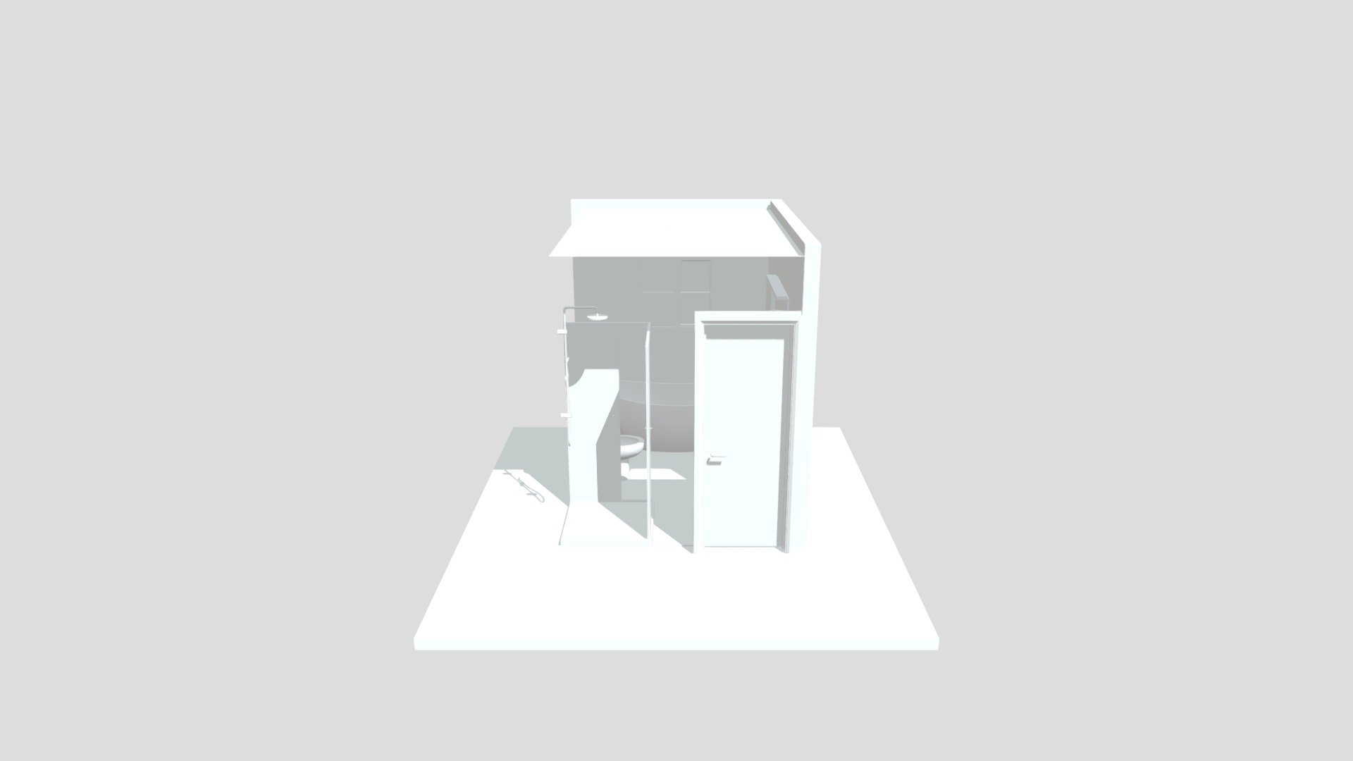 Bathroom_Single - Download Free 3D model by lumar.wilken [9ae05f3 ...