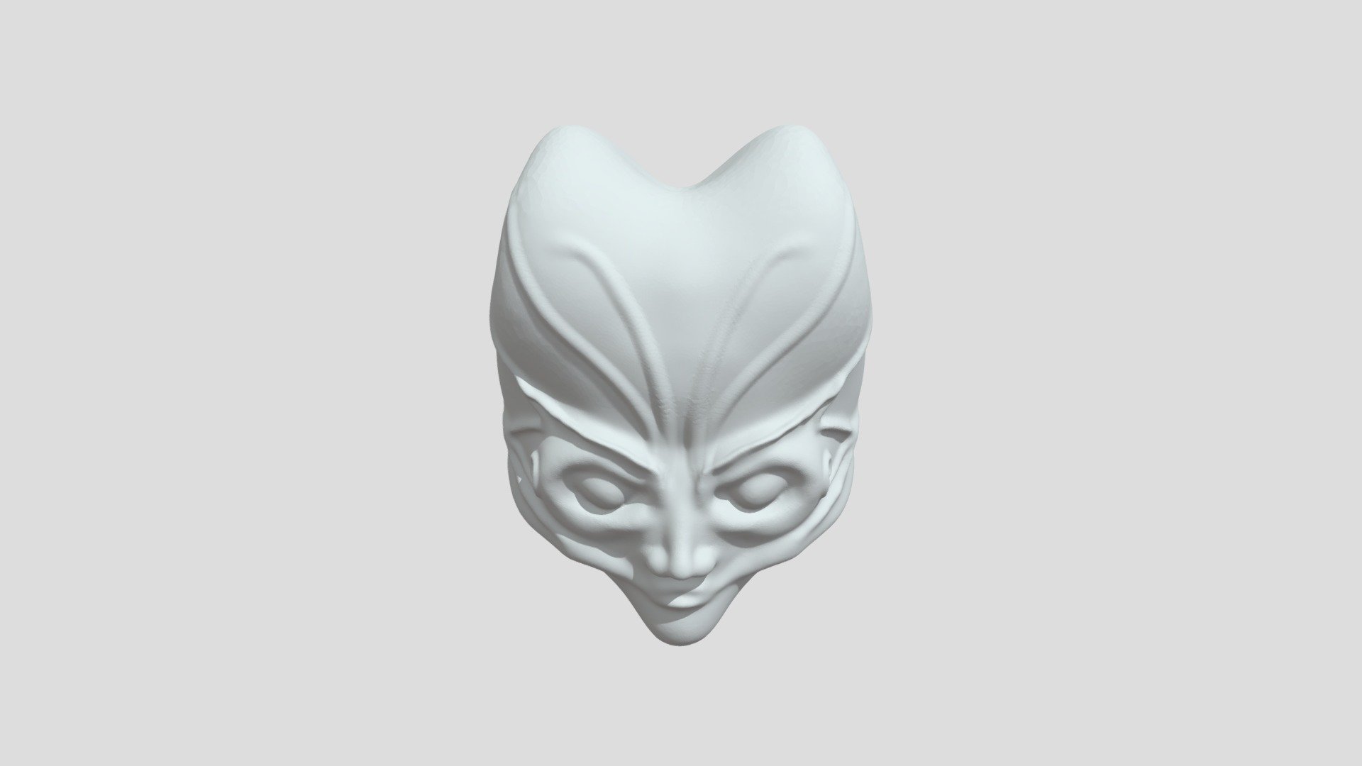 Alien head - 3D model by nikeadako [9ae06a1] - Sketchfab