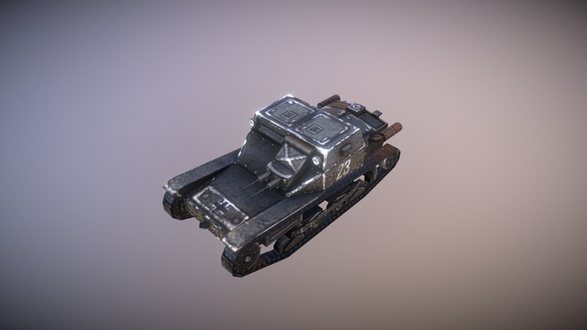 Carro Veloce CV-33 - 3D model by AleksejFonGrozni [9ae496d] - Sketchfab