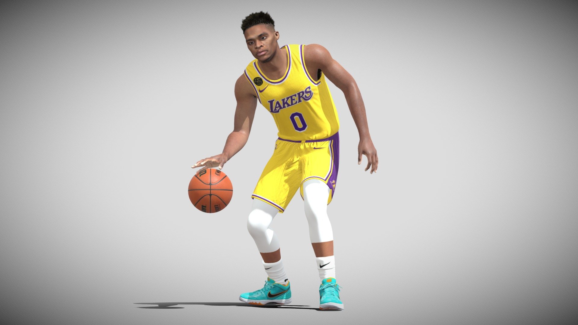 3D Rigged Russell Westbrook NBA - 3D model by NBA basketball player ...