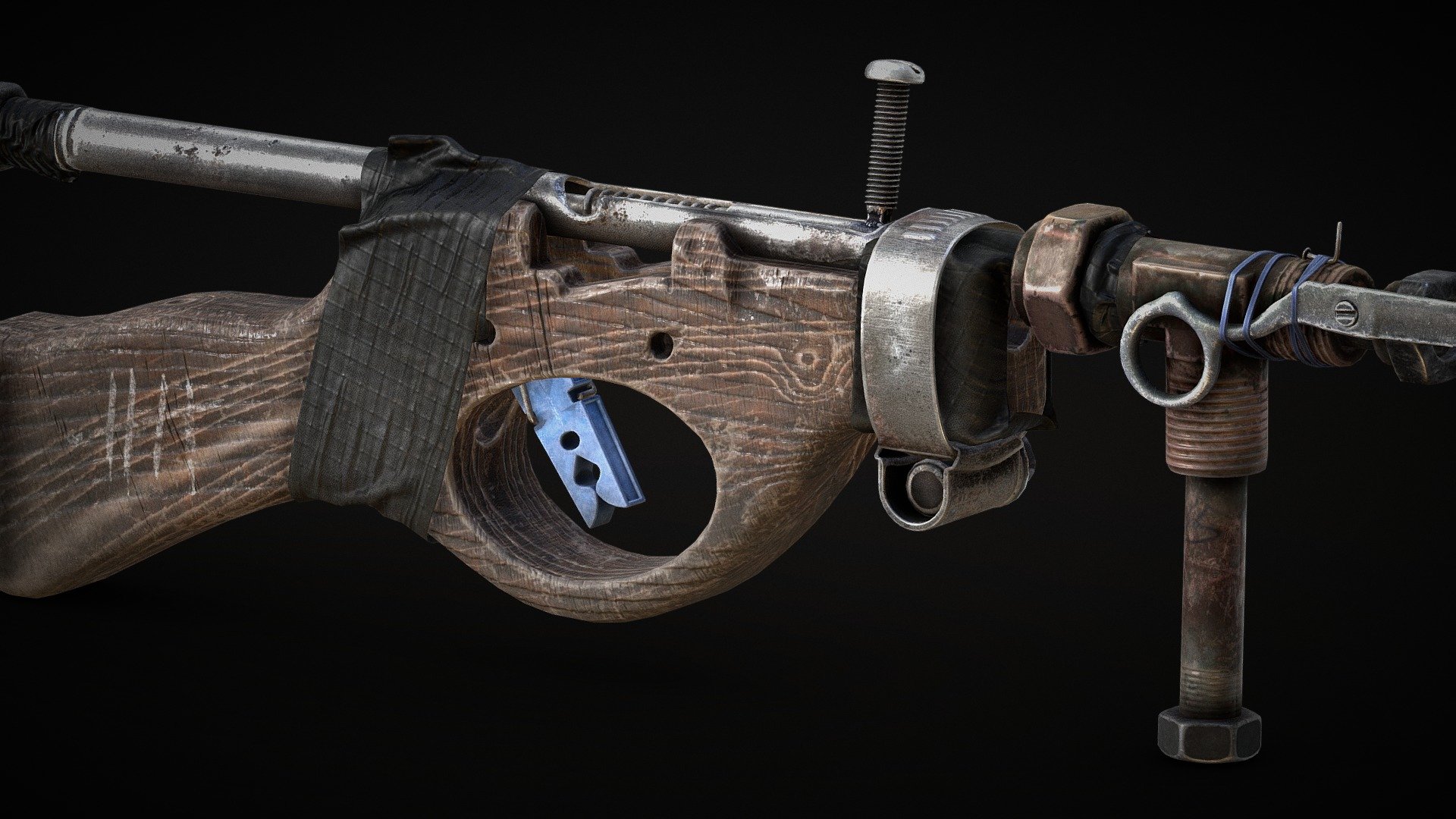 Pilgrim Gutter gun - 3D model by TeddyEU [9ae5f0b] - Sketchfab