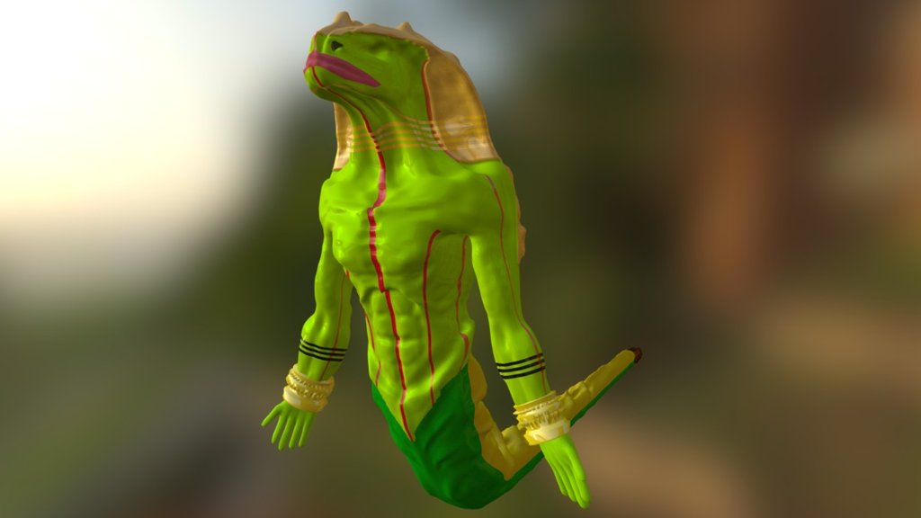 Egyptian Snake God - 3D model by XynDigital (@xyndig) [9ae6203] - Sketchfab