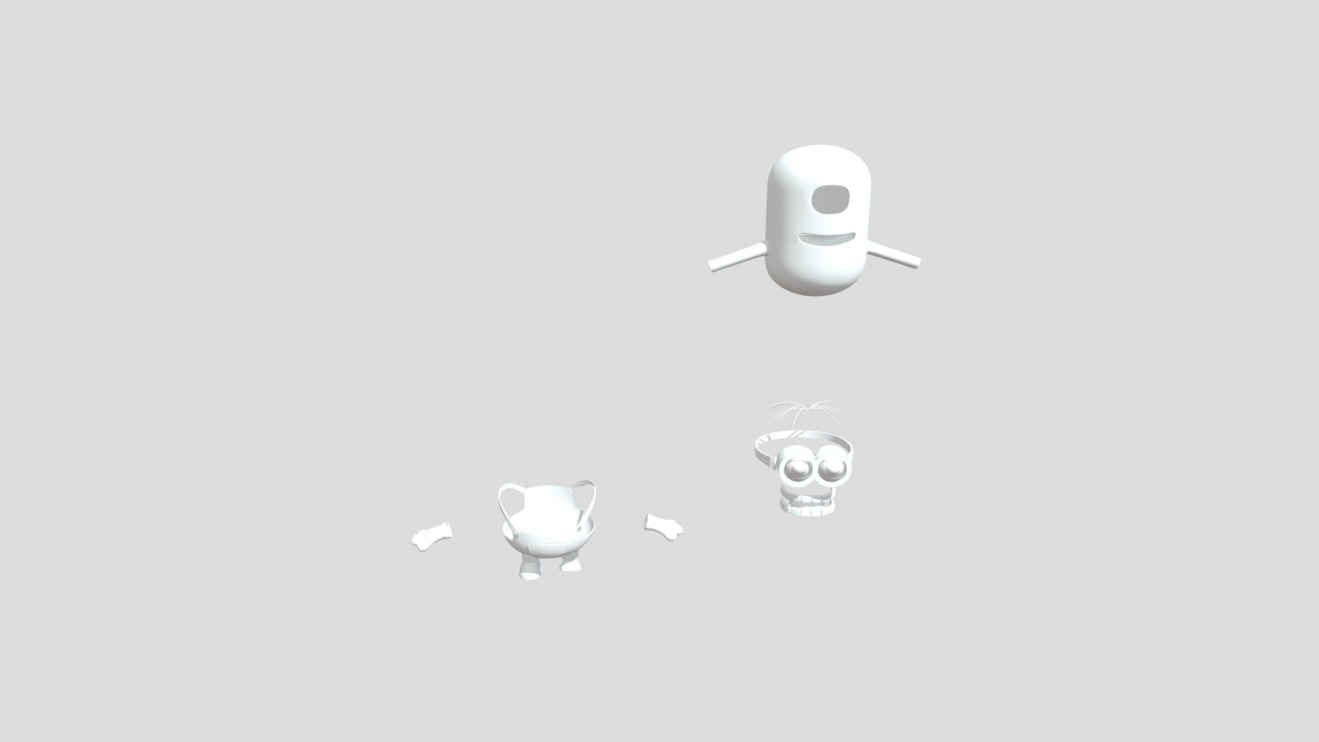 Minion (bone+texture) - 3D model by Danyal46 [9ae6343] - Sketchfab