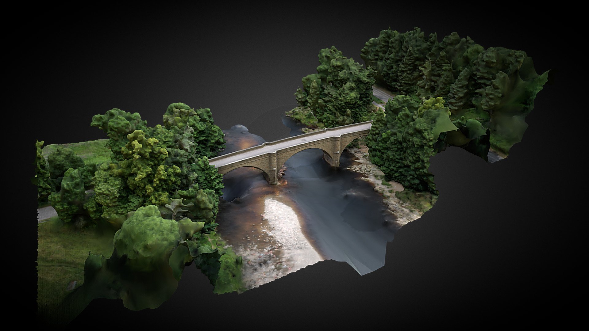 Potarch Bridge, Kincardine O'Neil - Download Free 3D model by Douglas ...