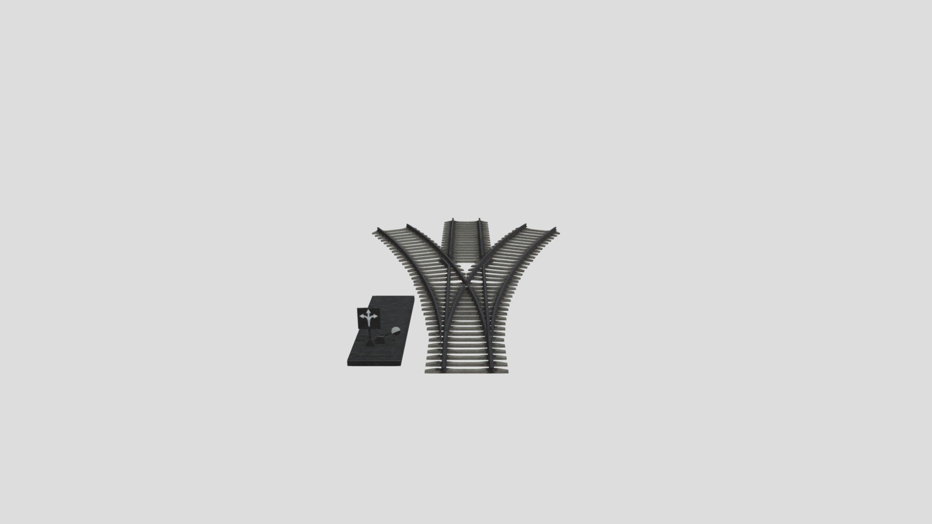railway tracks 28 AM223 Archmodel - Buy Royalty Free 3D model by ...