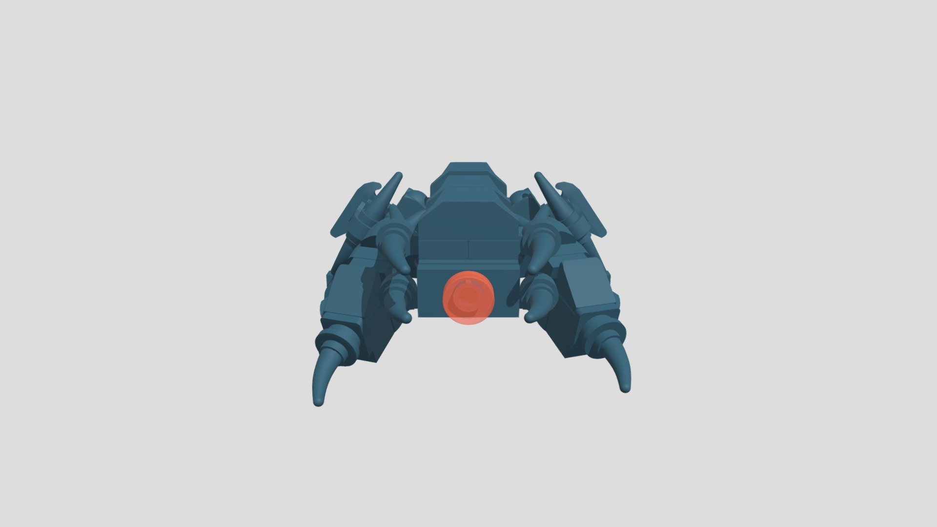 spiky-alien-crablike - 3D model by darkazureslope [9aeb26e] - Sketchfab