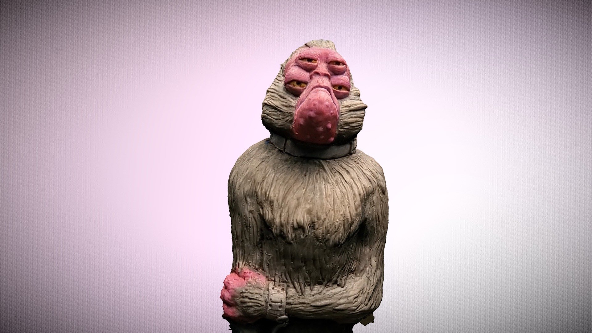 Orff, space monkey photogrammetry scan - 3D model by Miguel Bandera ...