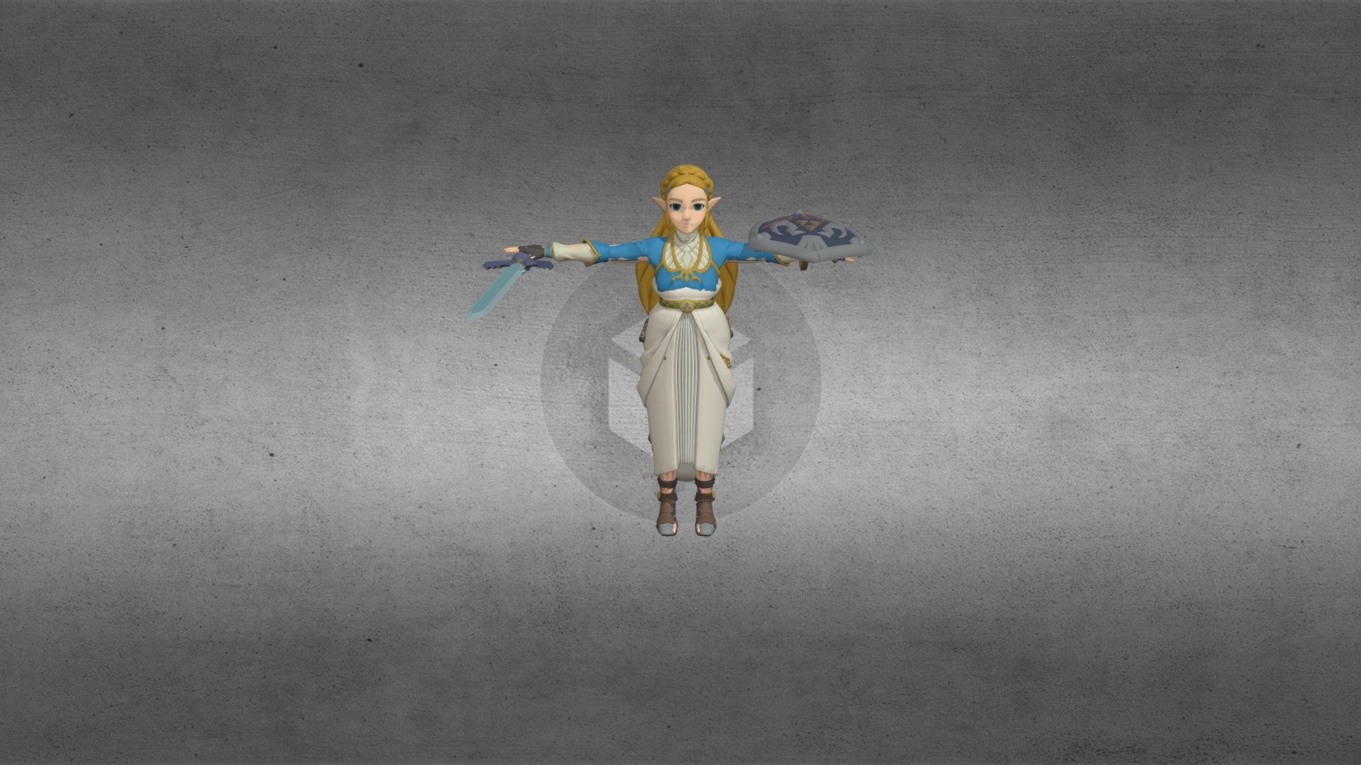 Zelda Rig - Download Free 3D model by mpolo0604 [9aee213] - Sketchfab