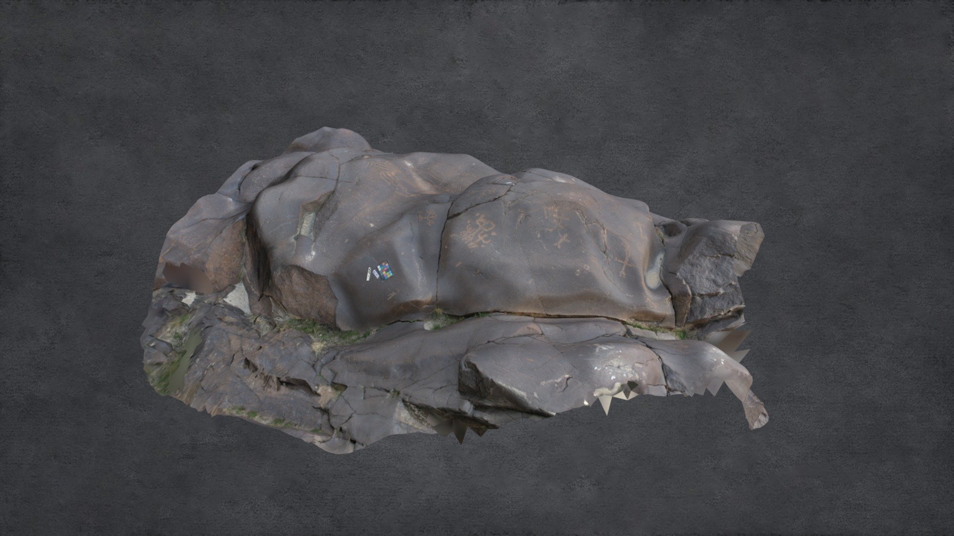 Rock Carving at HodarGah (Rock 97-1) - 3D model by cvlablums [9af0581 ...