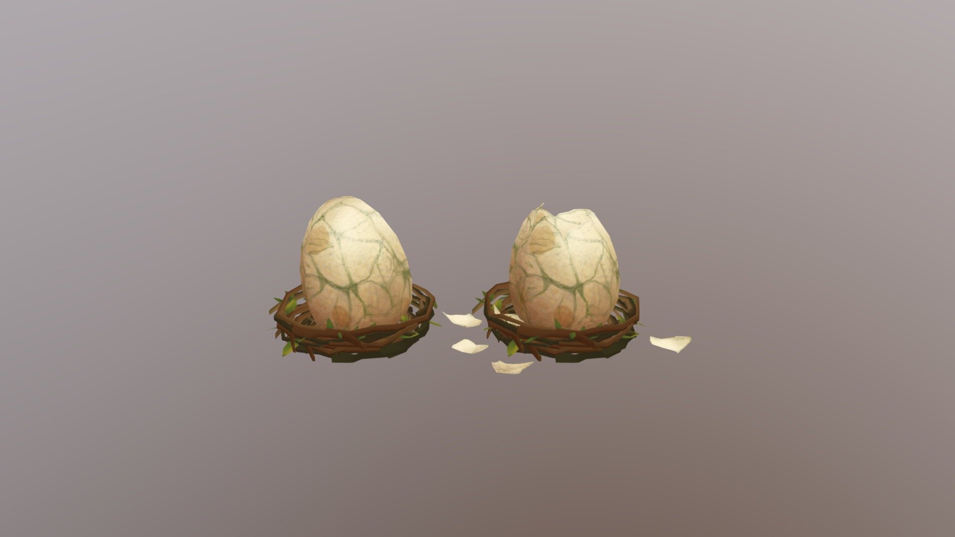 Egg Nest - 3D model by Vladiviriy [9af0f41] - Sketchfab