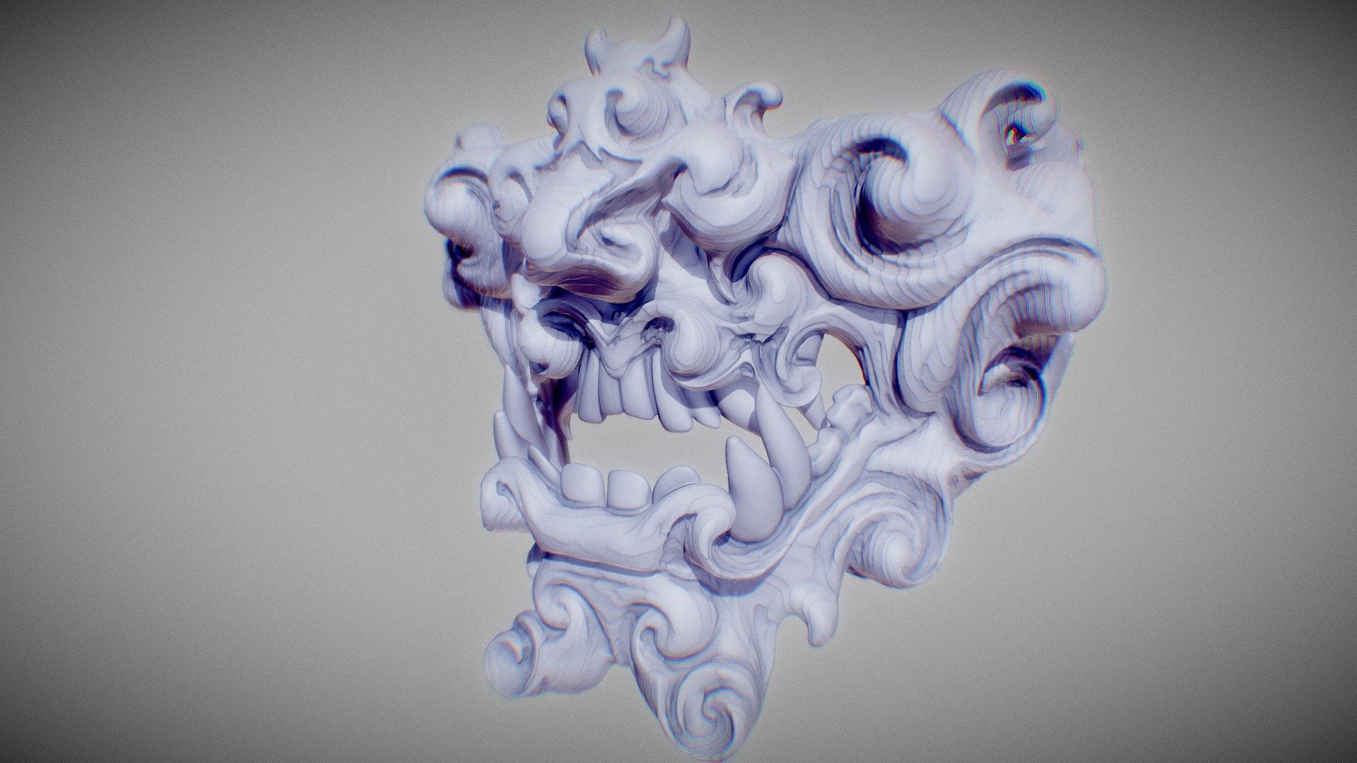 samurai mask 3D Printable - Buy Royalty Free 3D model by Padraig Daly ...