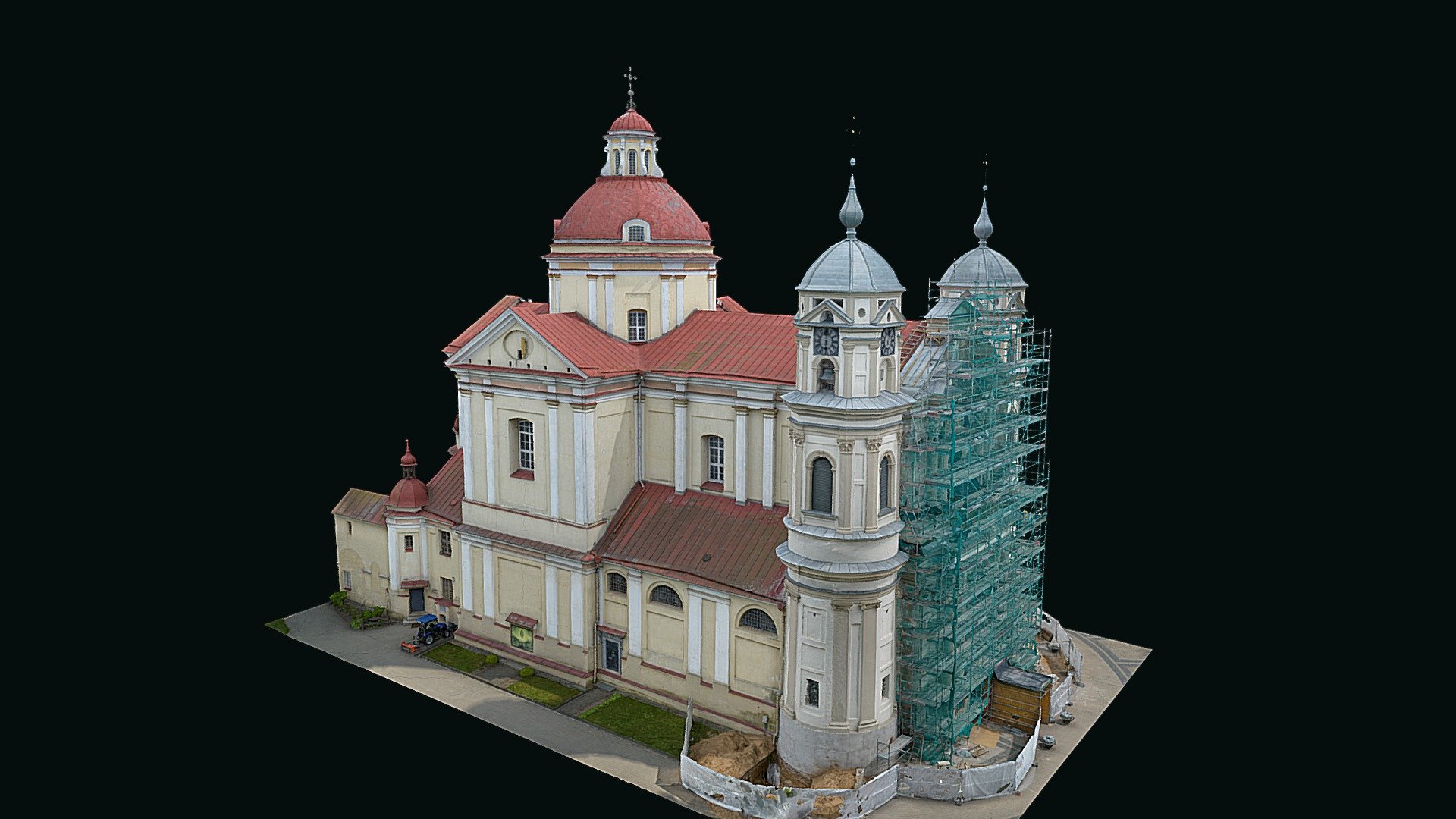 Church of St. Peter and St. Paul, Vilnius - 3D model by Saulius.Zaura [9af53d5] - Sketchfab