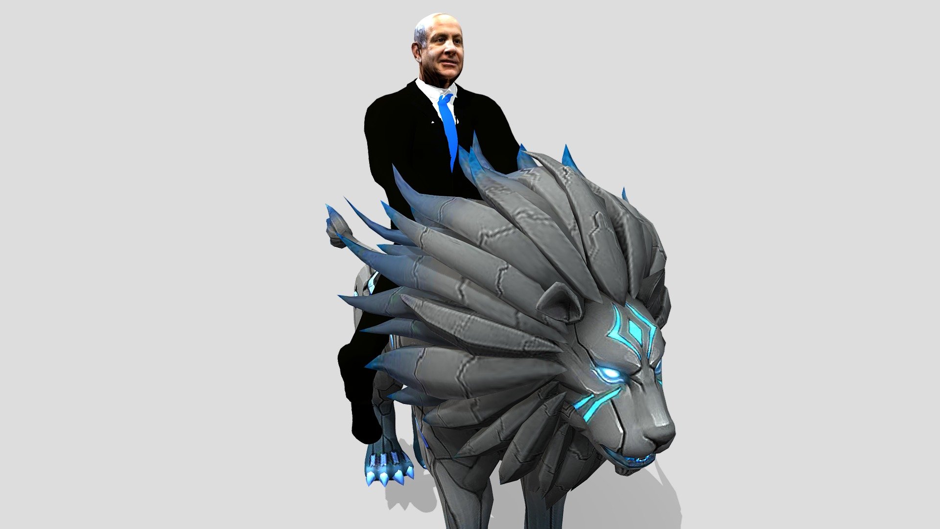Benjamin Netanyahu rid Bio Lion FBX - 3D model by Hanna Maj Picsio ...