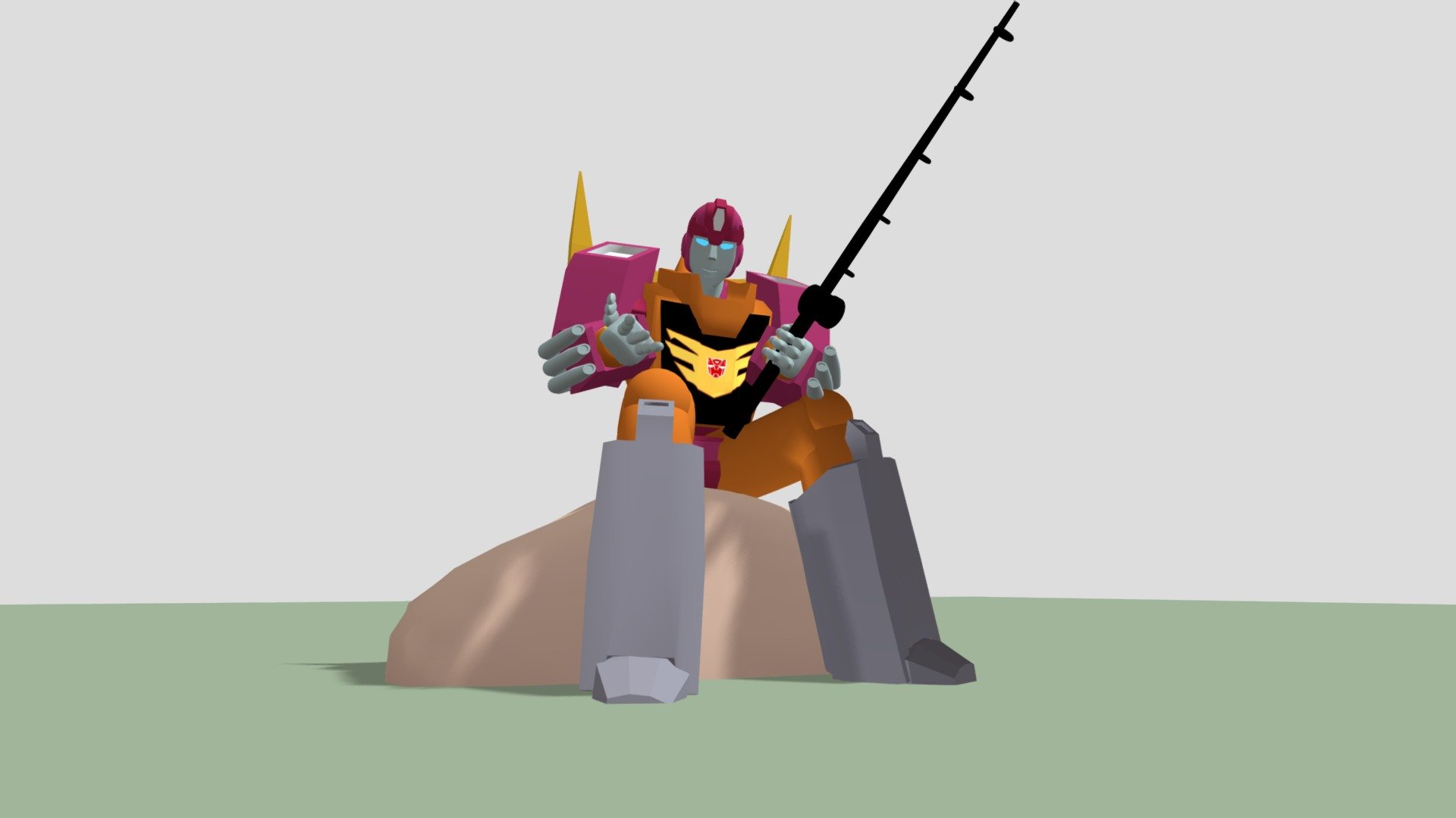 Hot Rod G1 - 3D model by DragonBlue226 [9af6802] - Sketchfab