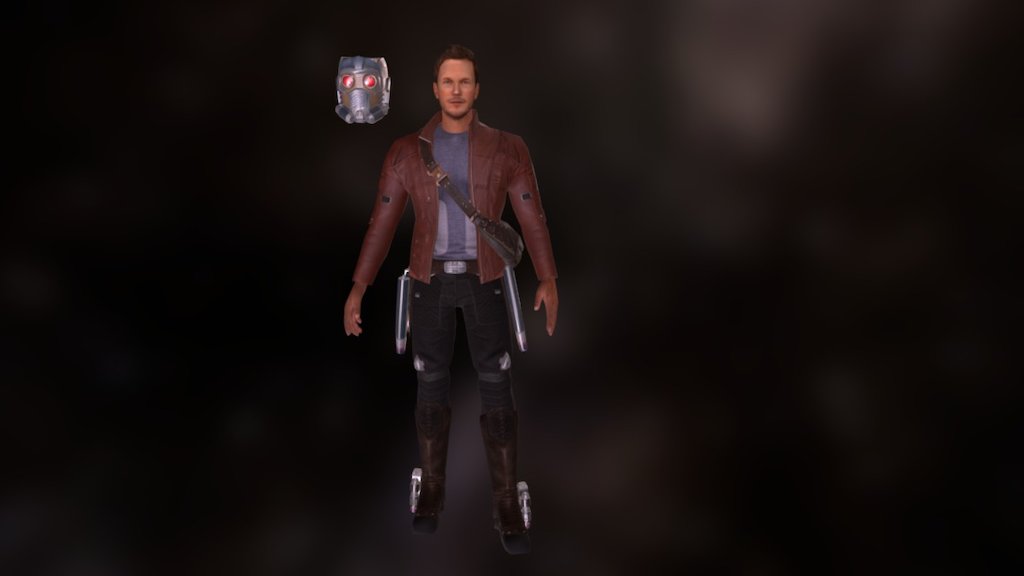 Star lord (Standing pose) - 3D model by con1003 [9af741c] - Sketchfab