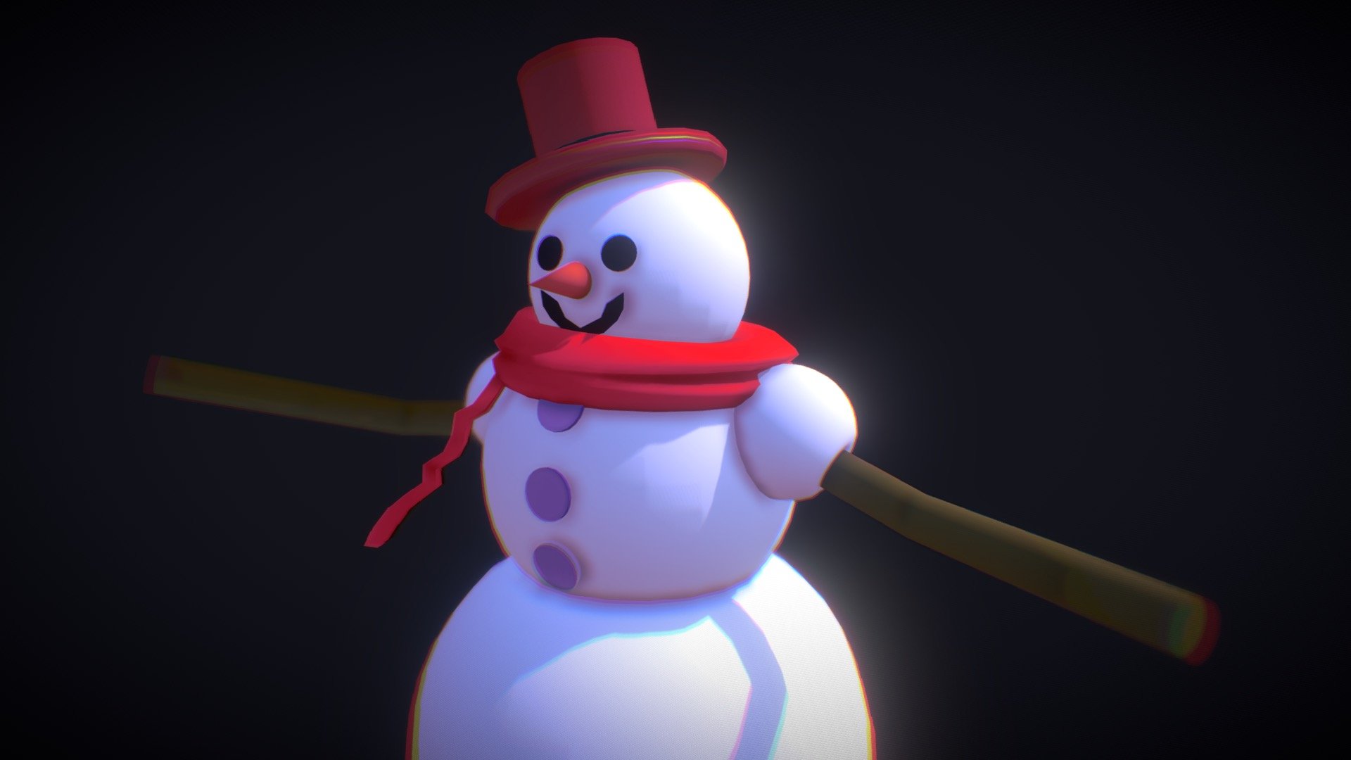 Snowman - Download Free 3D model by Androkumura [9af7507] - Sketchfab