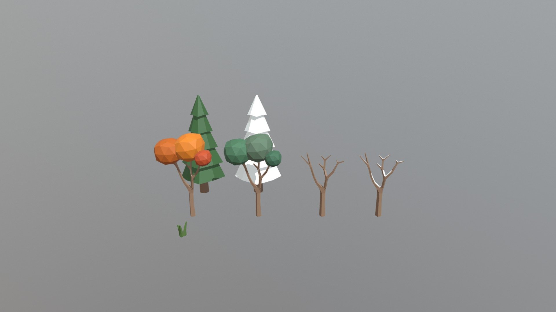 LowPoly Trees - 3D model by JustinC (@JustinQn) [9af9a51] - Sketchfab